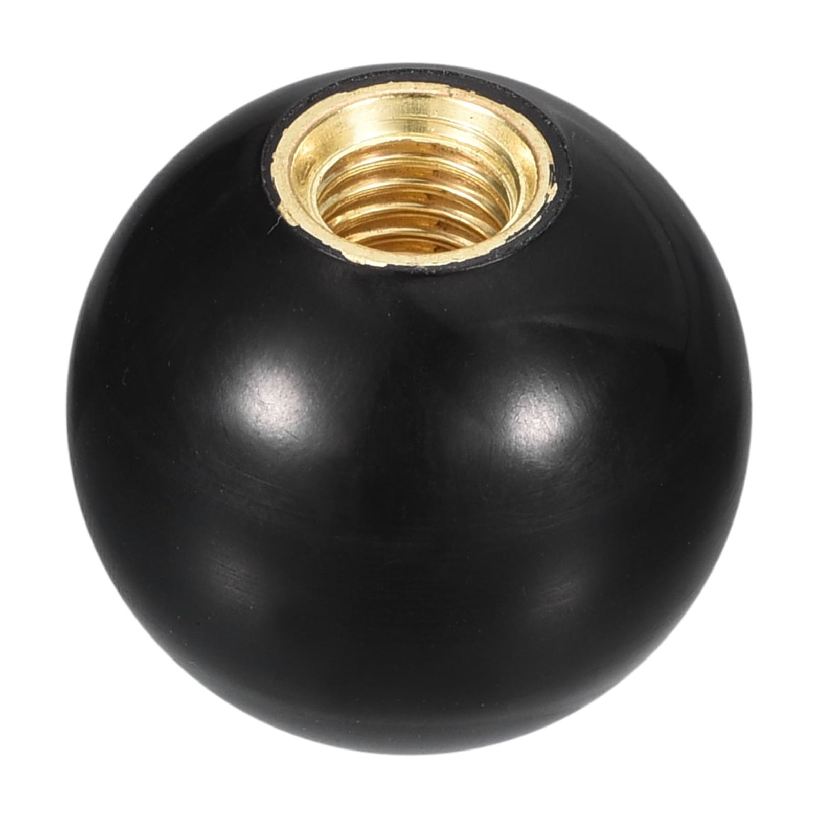 Uxcell M10 Copper Thread 32mm Dia Threaded Ball Knobs for Machine ...