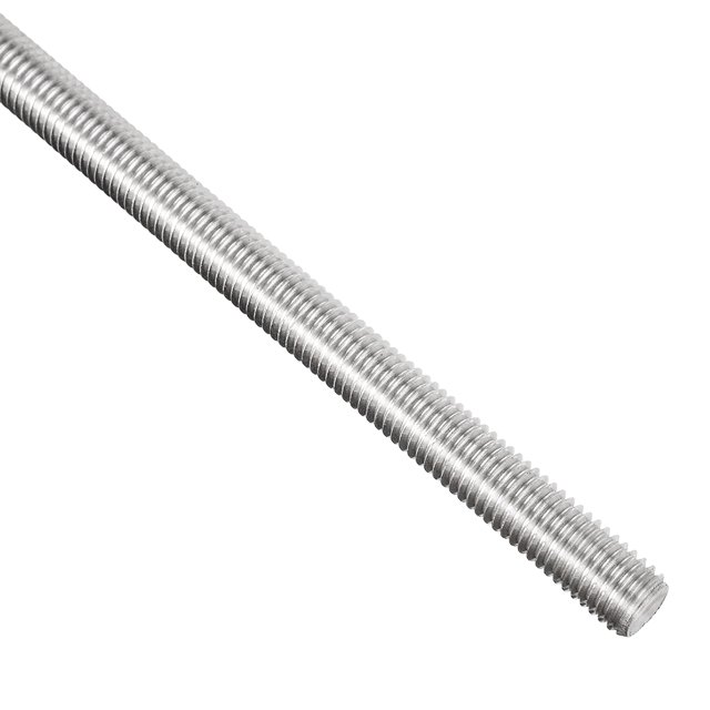Uxcell M10 Dia 250mm Length 304 Stainless Steel Right Hand Thread Fully ...