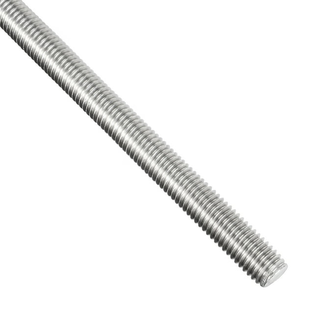 Uxcell M10 Dia 500mm Length 304 Stainless Steel Right Hand Thread Fully ...