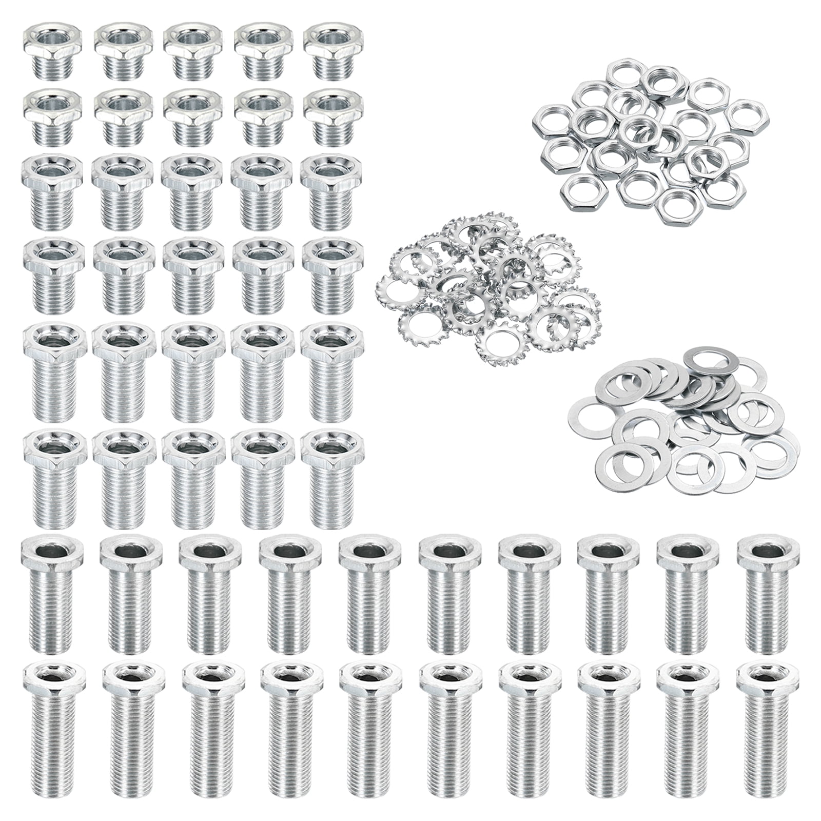 Uxcell M10 Hex Hollow Screw Bolts Through Hole Chandelier Bolt Lamp ...