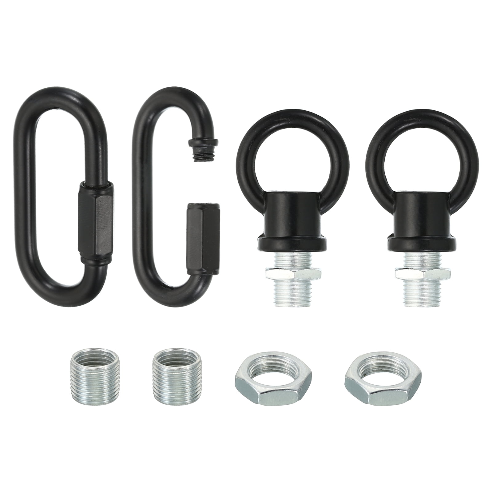 Uxcell M10 Lamp Female Loop Holder with Chain Quick Link Lifting Eye ...
