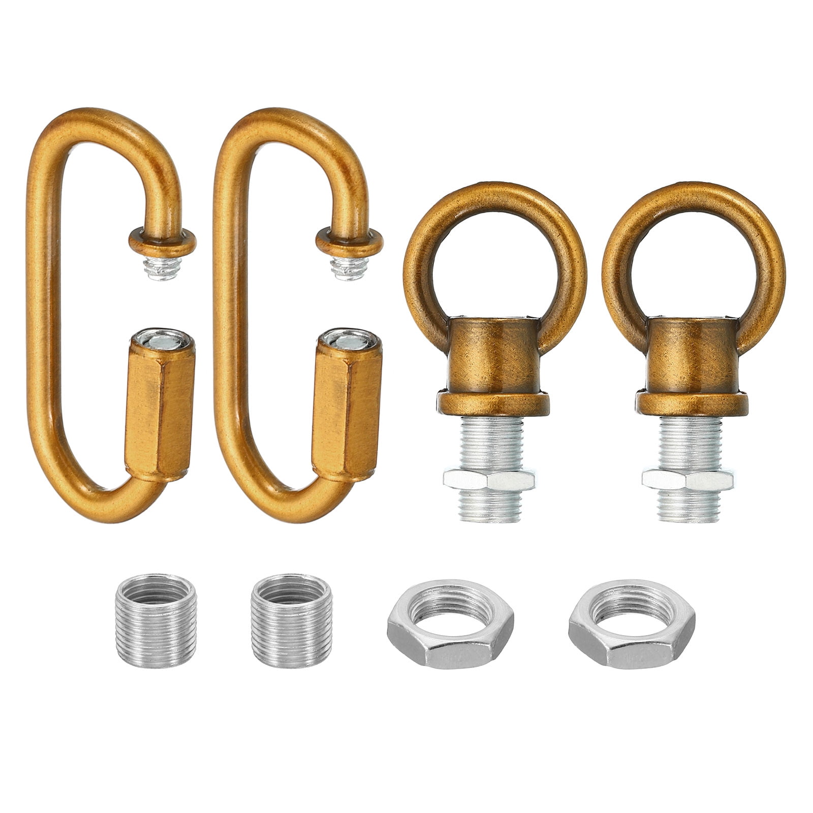 Uxcell M10 Lamp Female Loop Holder with Chain Quick Link Lifting Eye ...