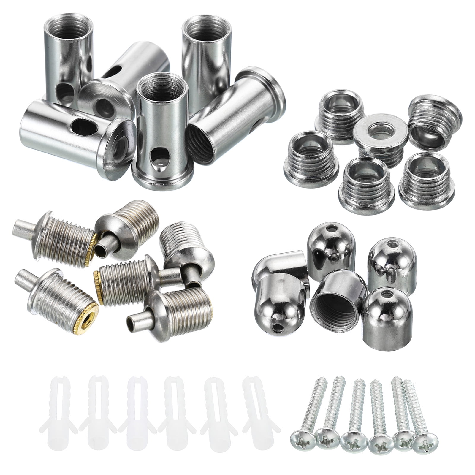 Uxcell M10 Lighting Light Cables Threaded Fittings, 6 Sets Cable ...