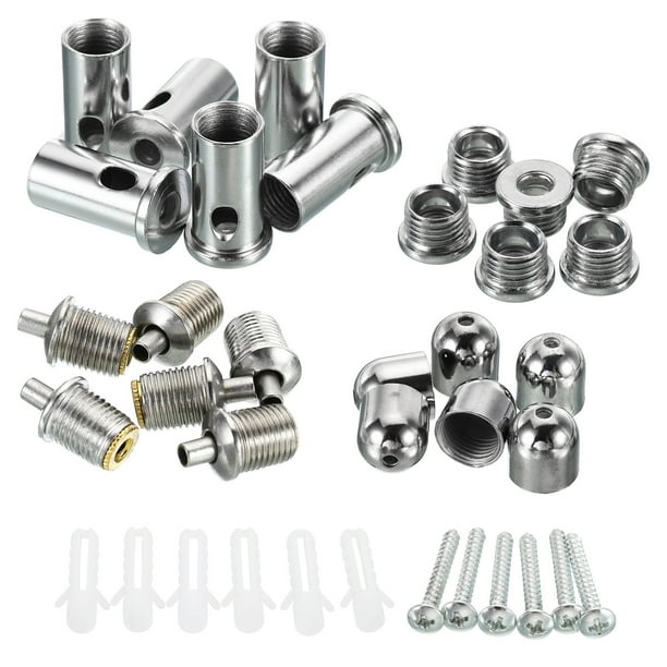 Uxcell M10 Lighting Light Cables Threaded Fittings, 6 Sets Cable ...