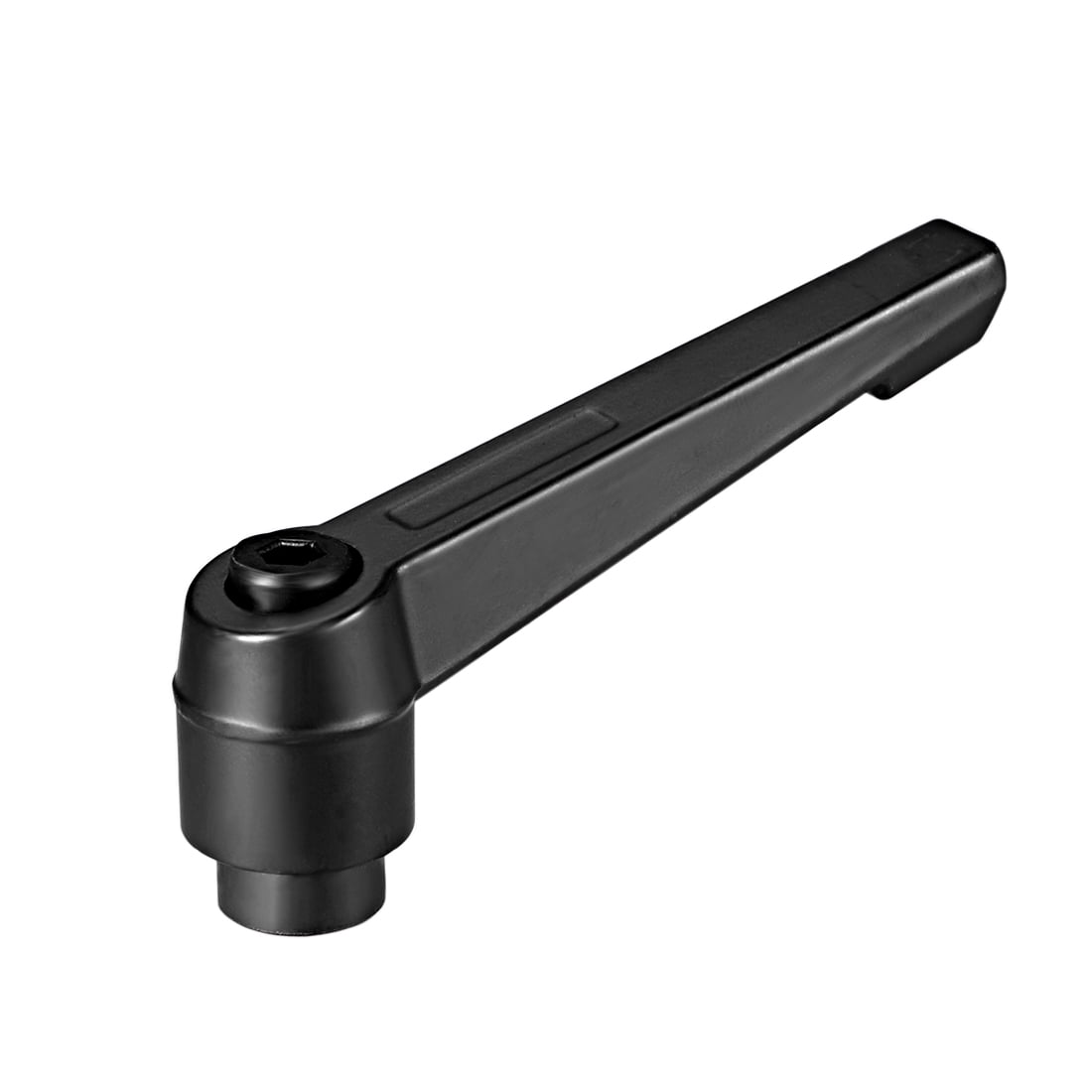 Uxcell M10 Metric Female Thread Adjustable Clamping Lever Handle Black ...