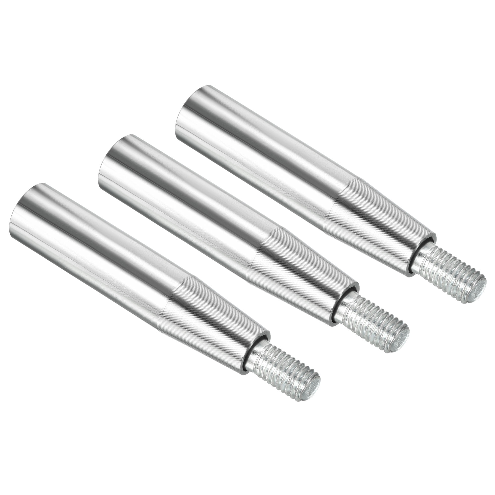 Uxcell M10 Revolving Handle Grip, 3 Pack 98mm Cast Iron Clamping Screw ...