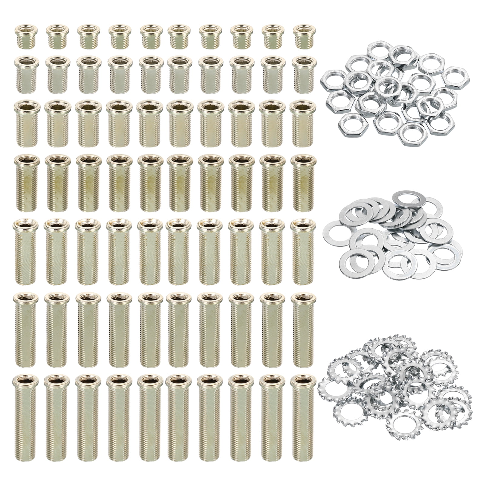 Uxcell M10 Round Hollow Screw Bolts Through Hole Chandelier Bolt Lamp ...