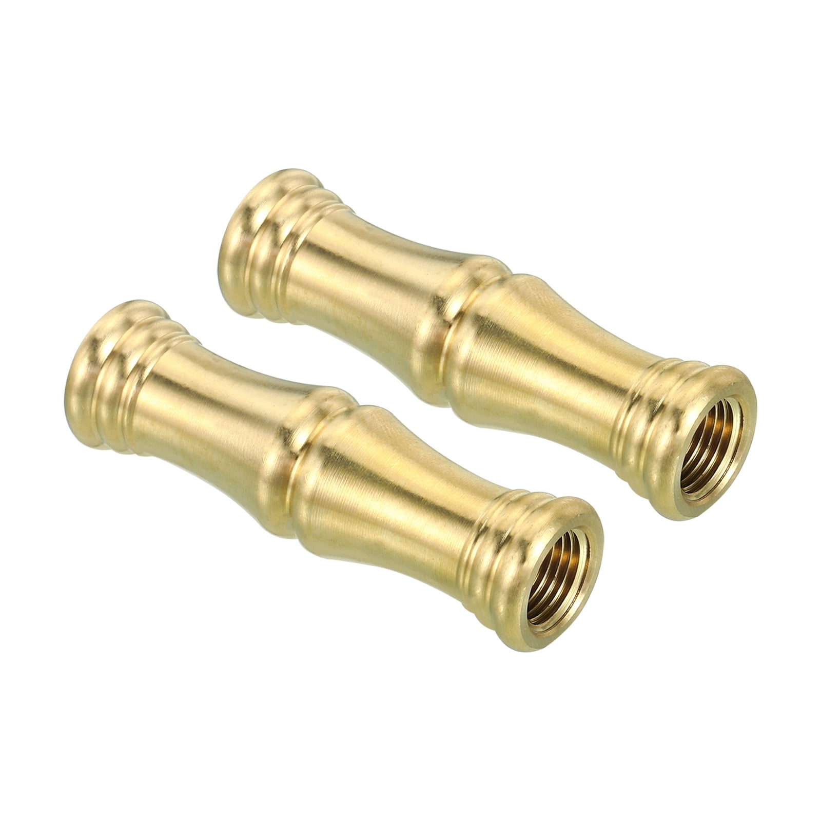 Uxcell M10 Solid Brass Lamp Neck Threaded Turned Brass Spindle Lamp ...