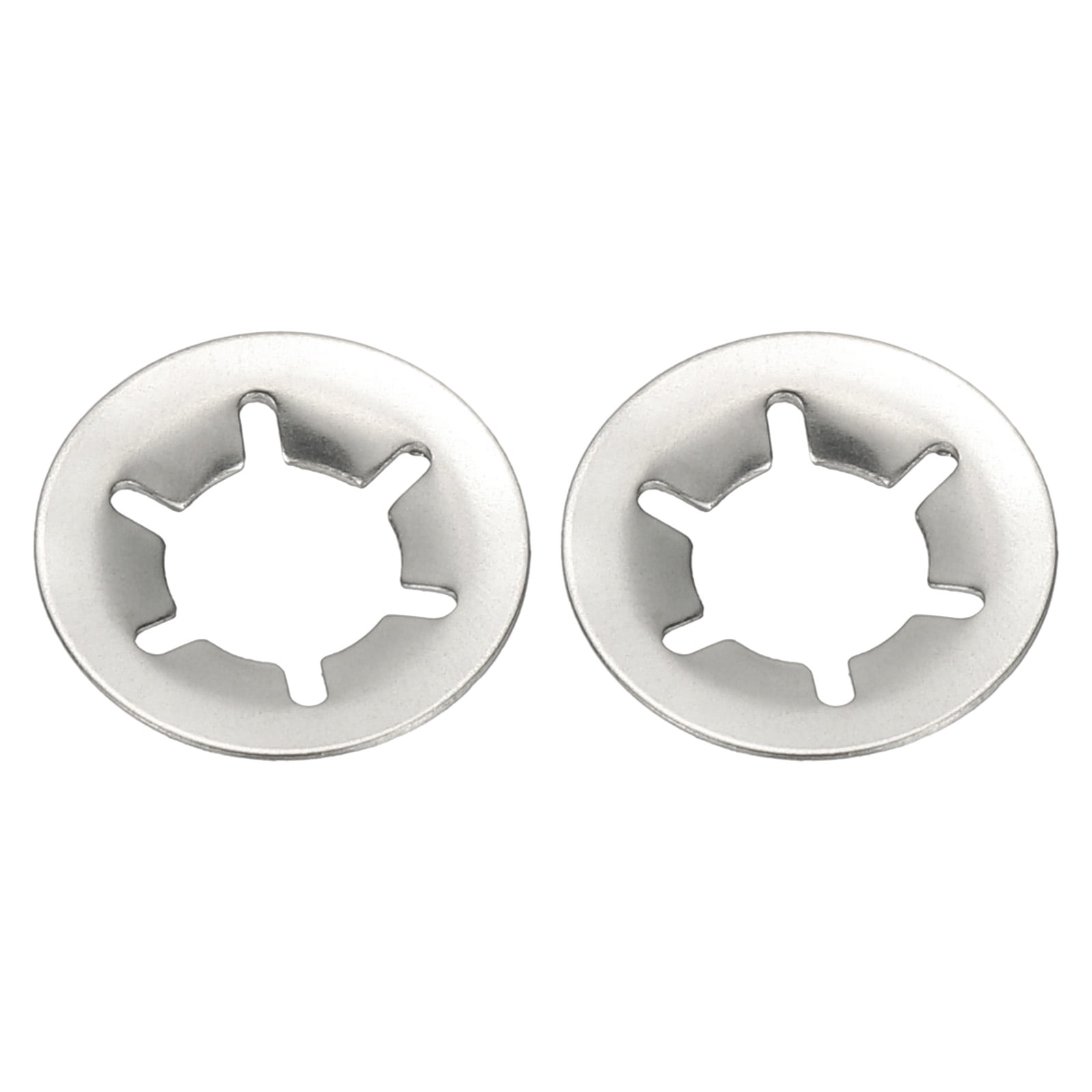 Uxcell Star Internal Tooth Lock Washers Push on Retaining Clips Manganese Steel Quick Speed ...