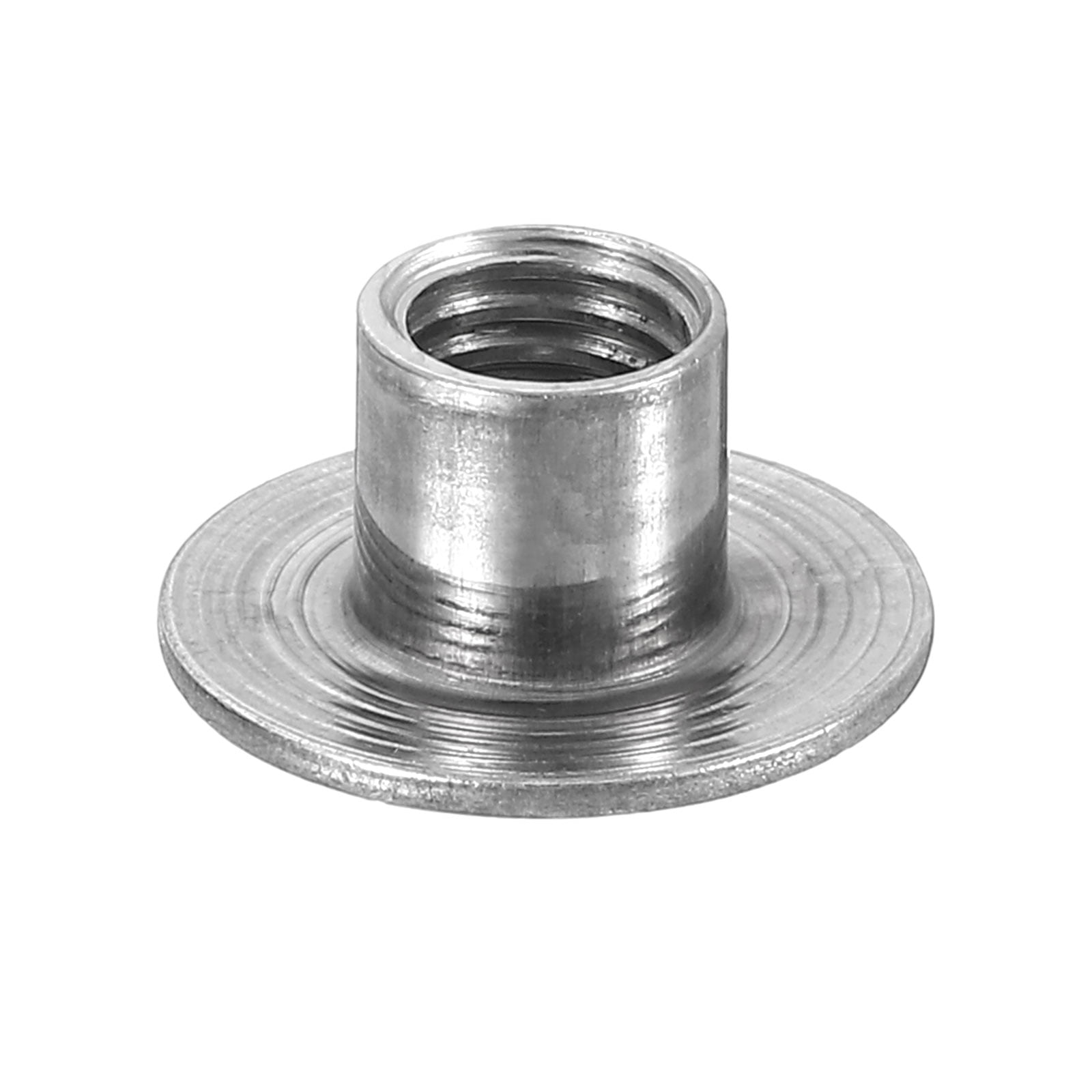 Uxcell M10 T-nuts, 50pcs Carbon Steel T-Nut Round Base Weld Nut 12mm ...