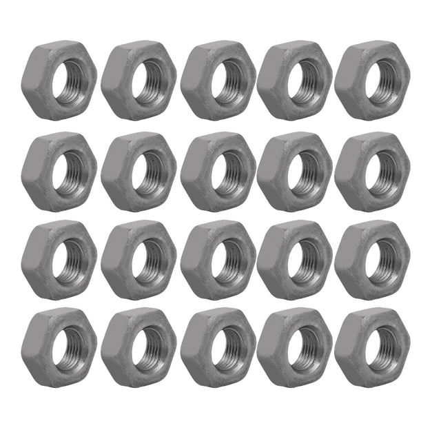Uxcell M10 Thread 1.0mm Pitch Metric Fine Thread Carbon Steel Left Hand ...
