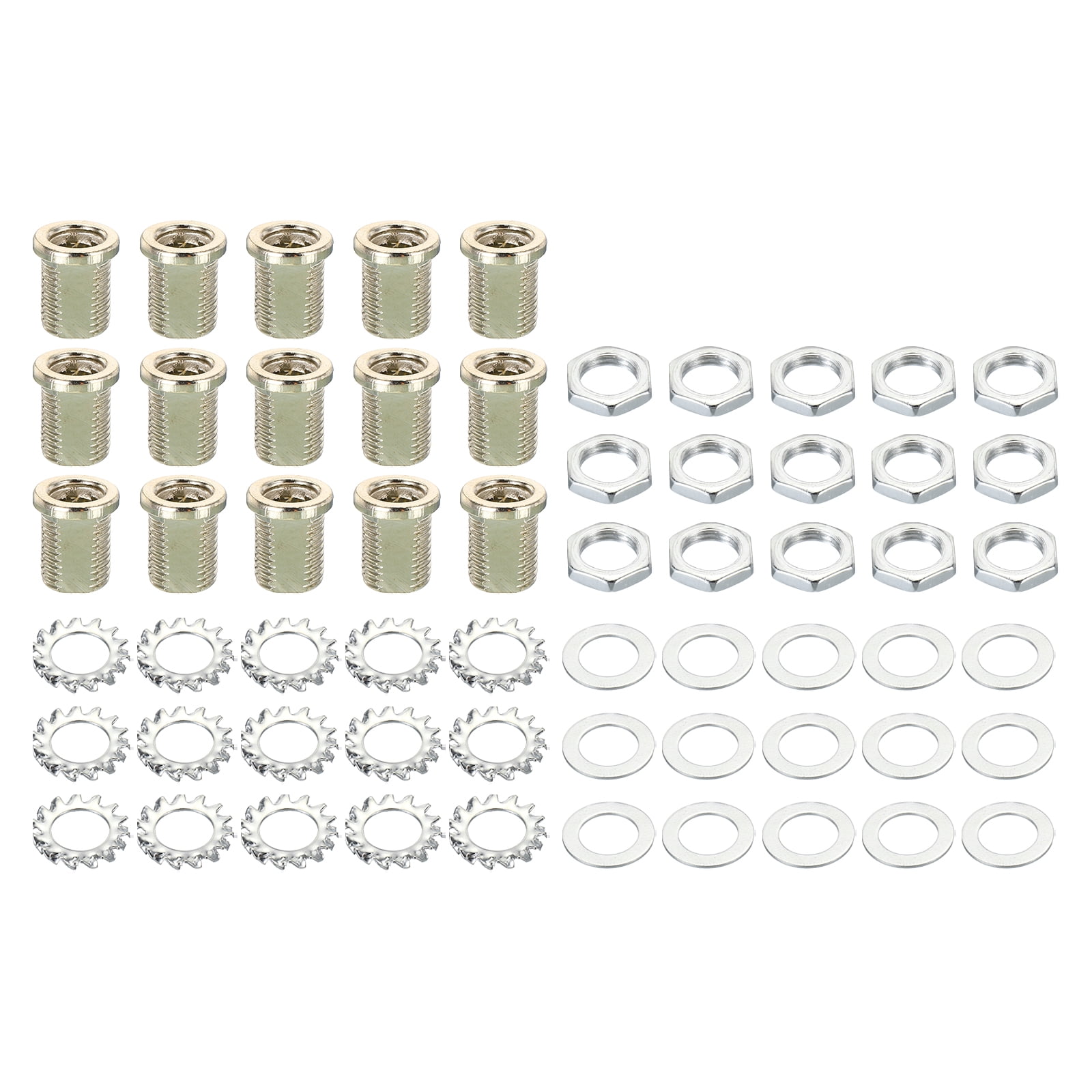 Uxcell M10 Thread 14mm Tall Round Hollow Screw Bolts Chandelier Bolt ...