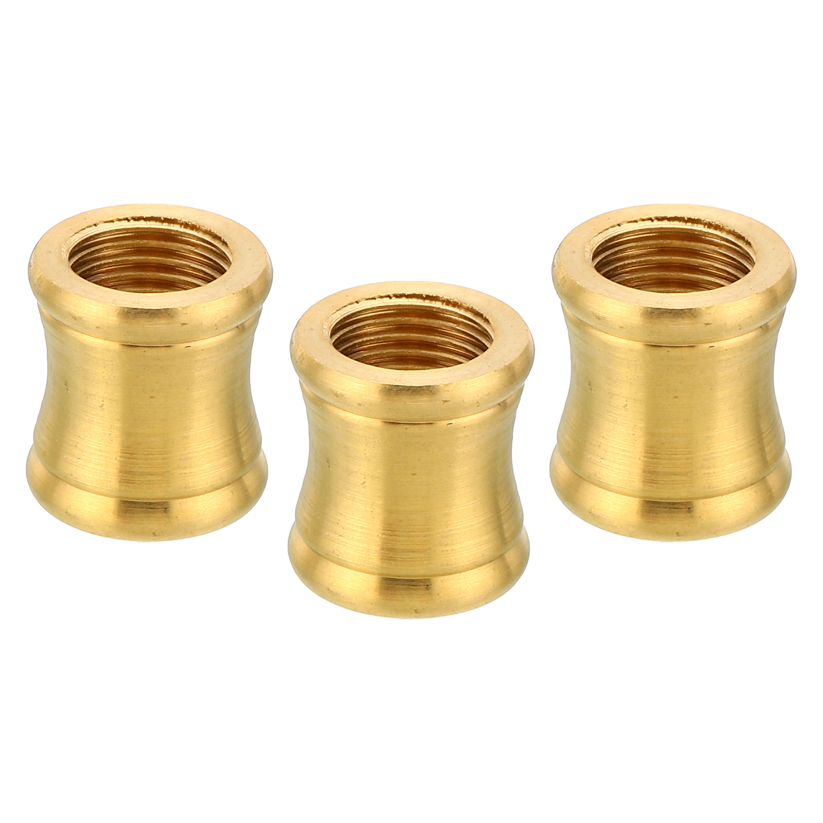 Uxcell M10 Thread 14x15mm Lamp Pipe Brass Coupling Threaded Lamp Rod ...