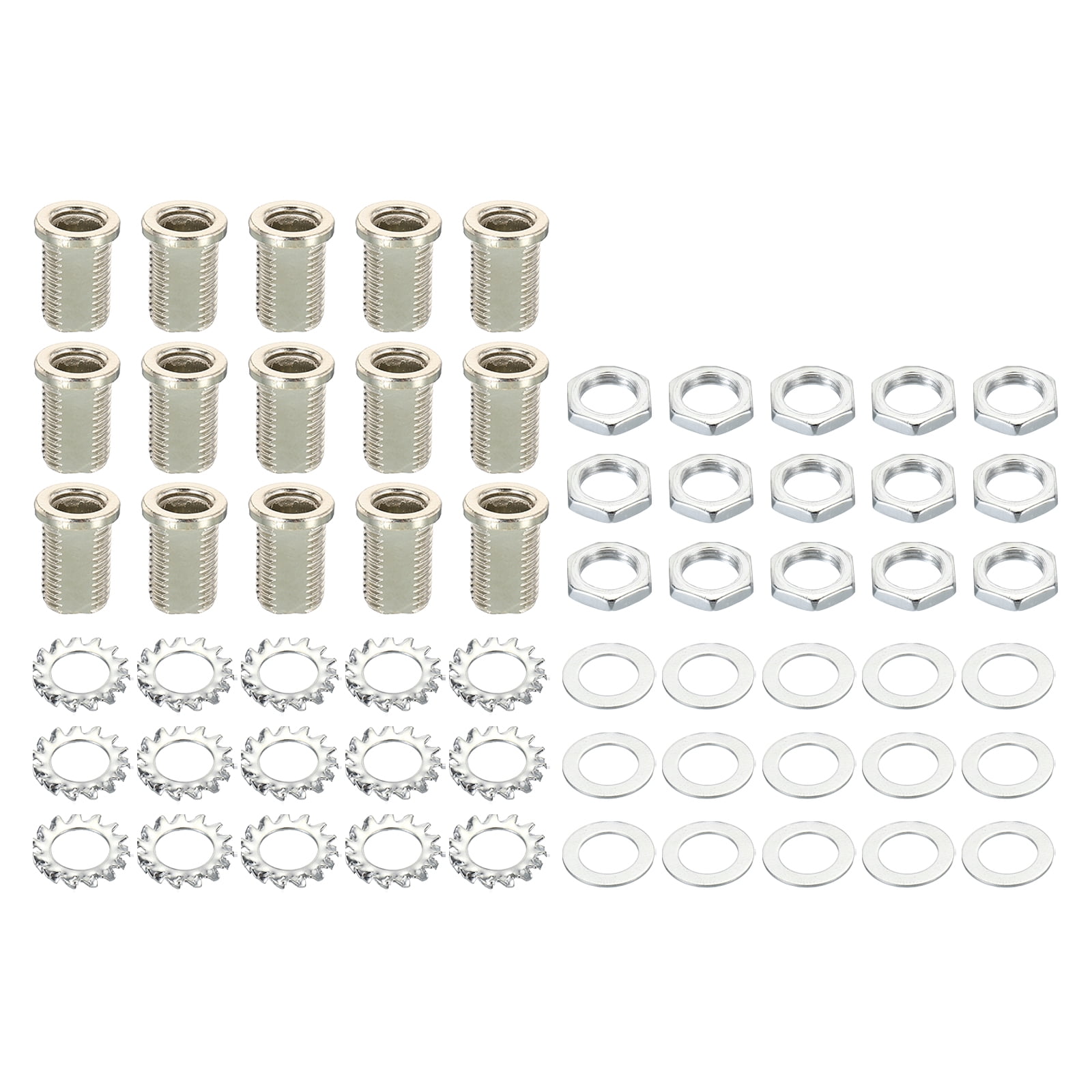 Uxcell M10 Thread 16mm Tall Round Hollow Screw Bolts Chandelier Bolt ...