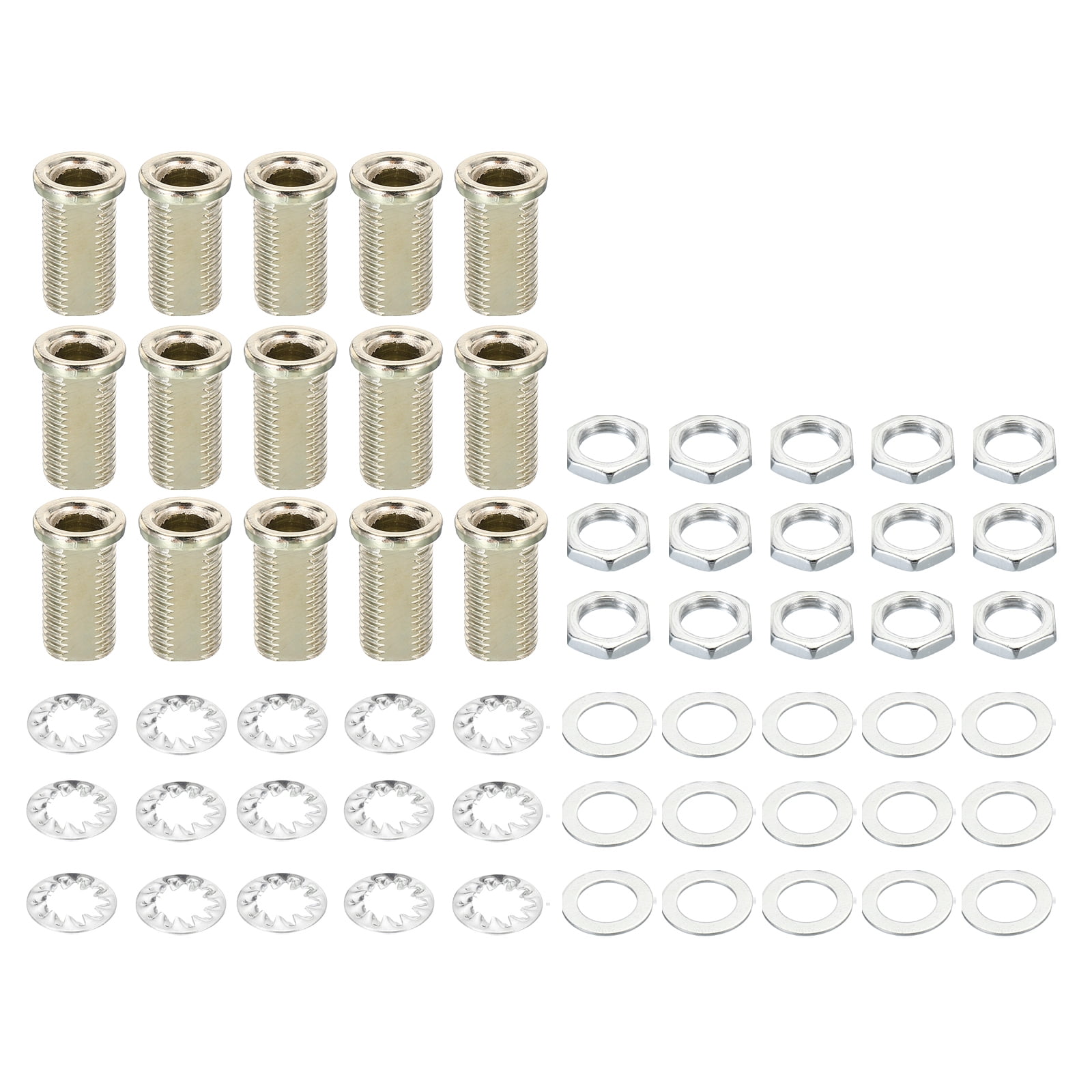 Uxcell M10 Thread 20mm Tall Round Hollow Screw Bolts Chandelier Bolt ...