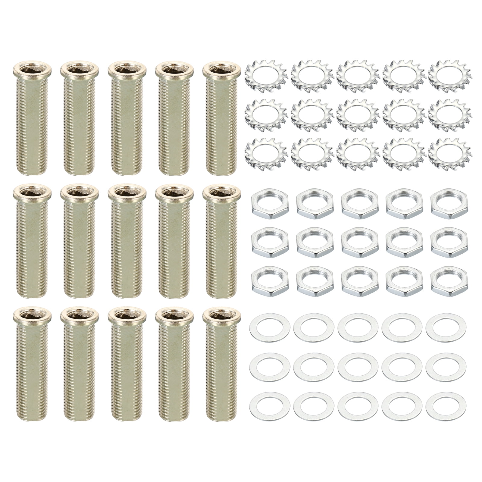 Uxcell M10 Thread 35mm Tall Round Hollow Screw Bolts Chandelier Bolt ...