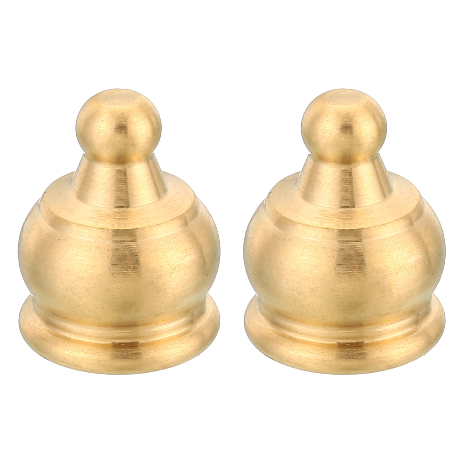Uxcell M10 Thread Lamp Finial Cap Knob Brass Lamp Shade Harp Top Screw ...