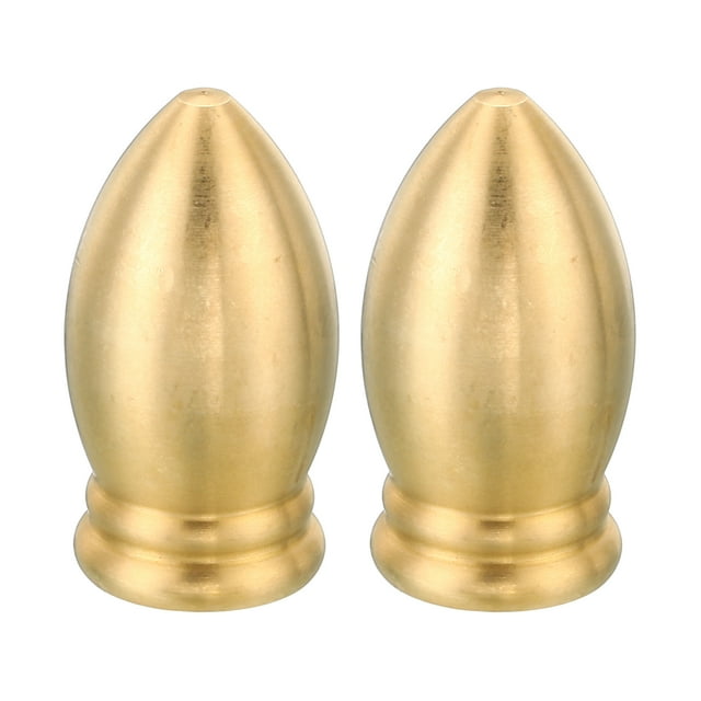 Uxcell M10 Thread Lamp Finial Cap Knob Brass Lamp Shade Harp Top Screw ...