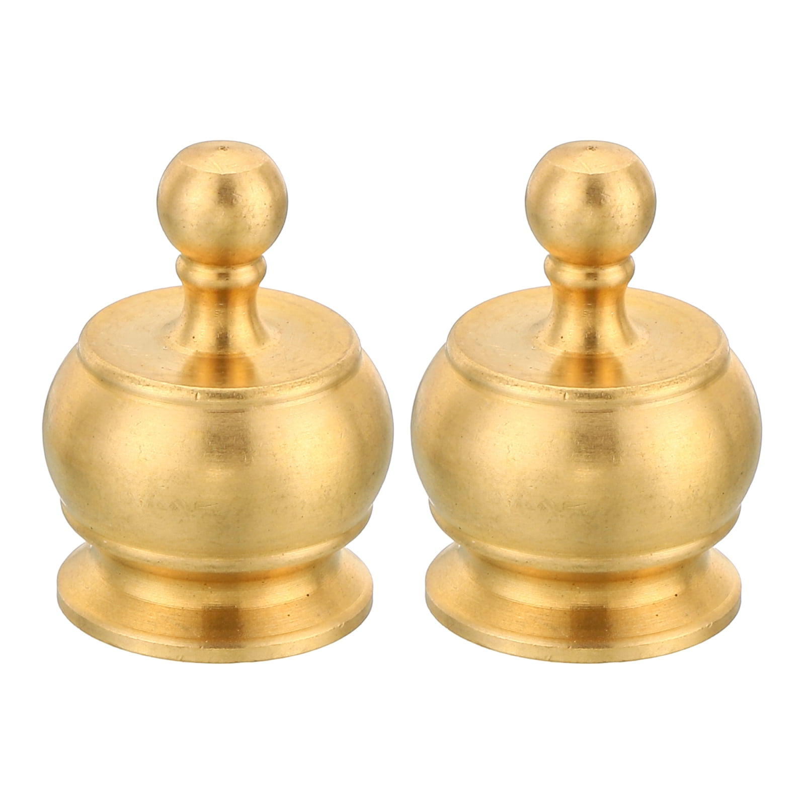 Uxcell M10 Thread Lamp Finial Cap Knob Brass Lamp Shade Harp Top Screw ...