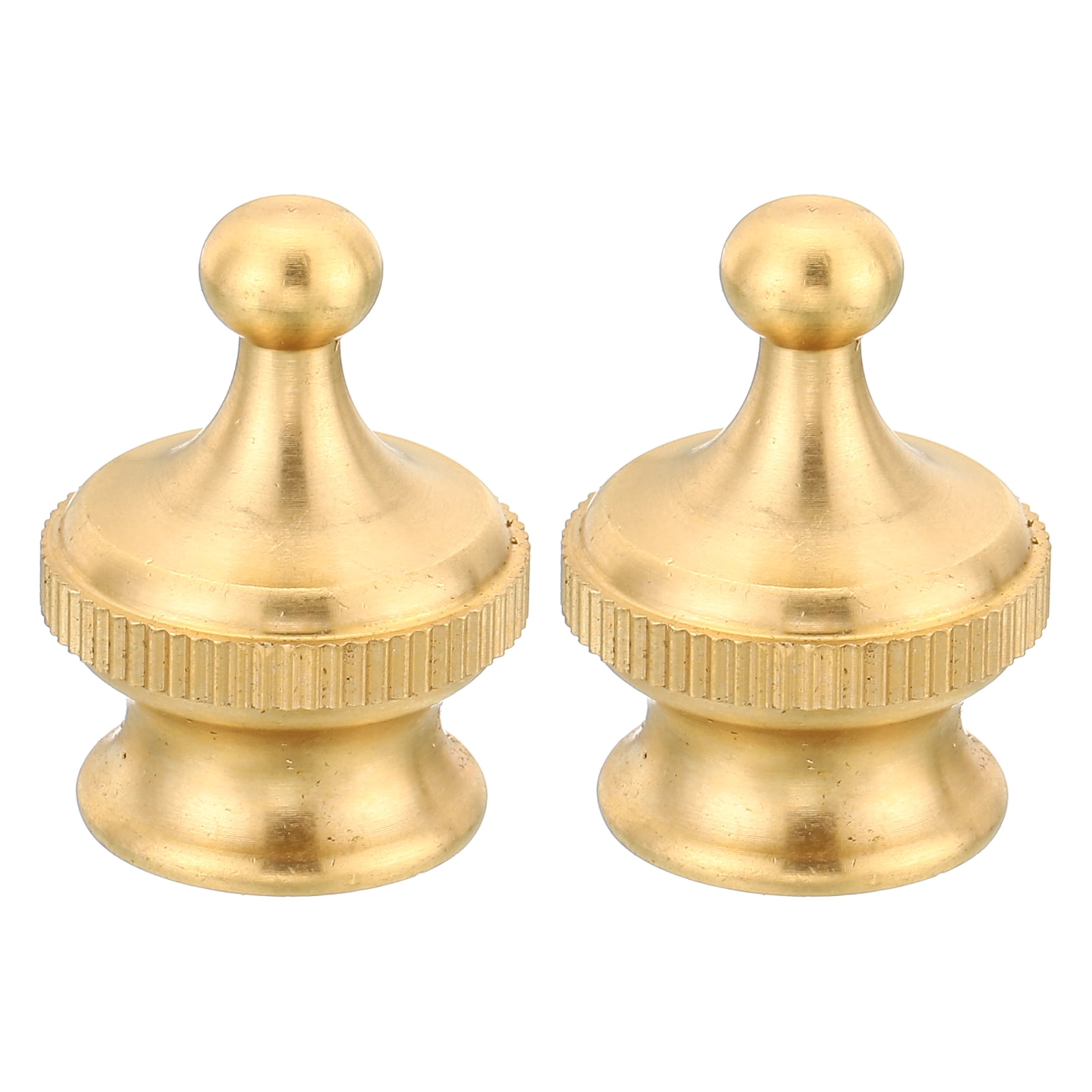 Uxcell M10 Thread Lamp Finial Cap Knob Brass Lamp Shade Harp Top Screw ...