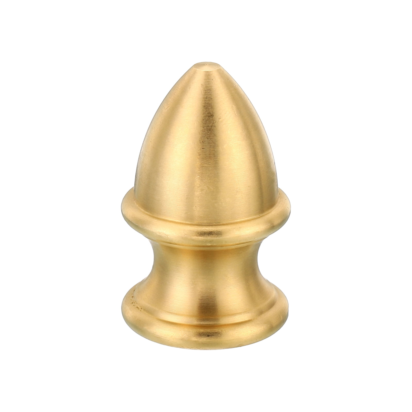 Uxcell M10 Thread Lamp Finial Cap Knob, Brass Lamp Shade Harp Top Screw ...