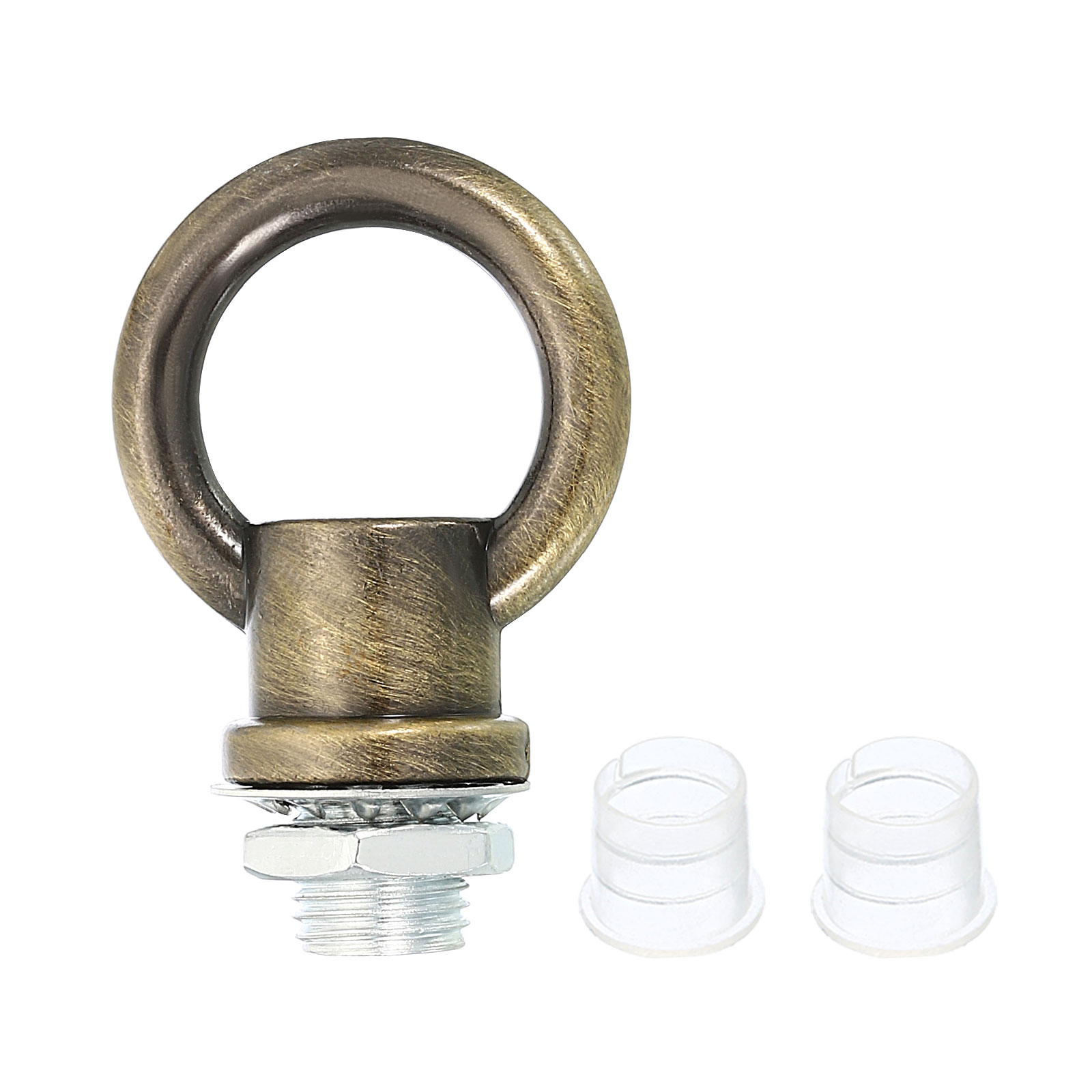 Uxcell M10 Thread Lifting Eye Nut Female Loop Holder Hook Ring 15kg ...