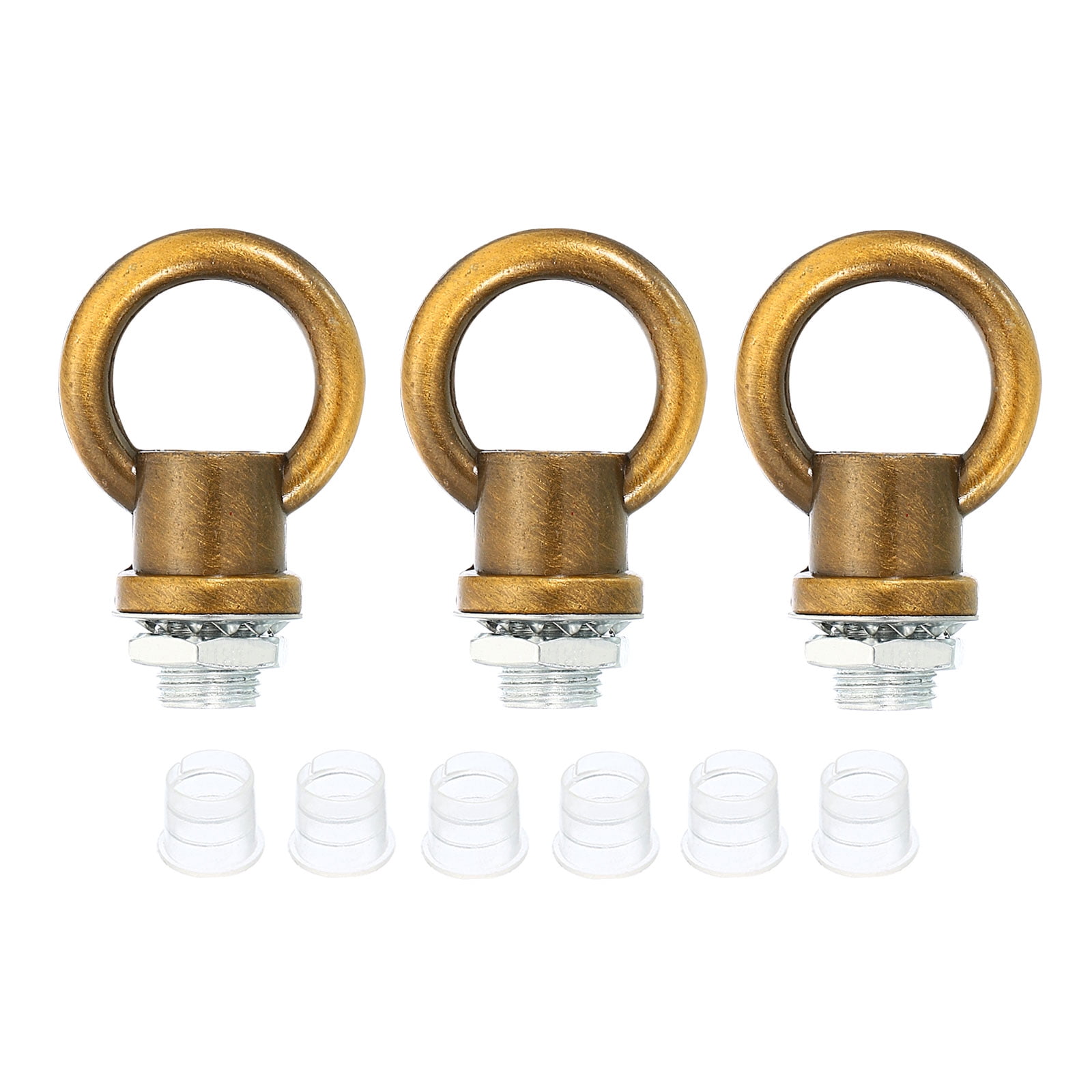 Uxcell M10 Thread Lifting Eye Nut Female Loop Holder Hook Ring 15kg ...