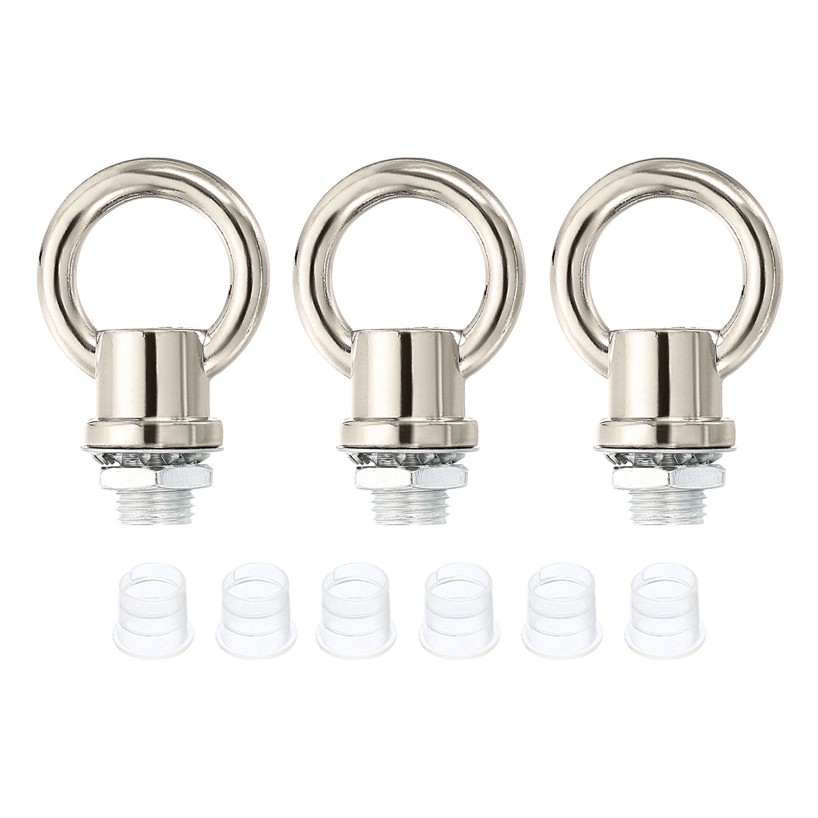 Uxcell M10 Thread Lifting Eye Nut Female Loop Holder Hook Ring 15kg ...