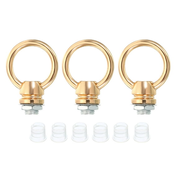 Uxcell M10 Thread Lifting Eye Nut Female Loop Holder Hook Ring 15kg ...