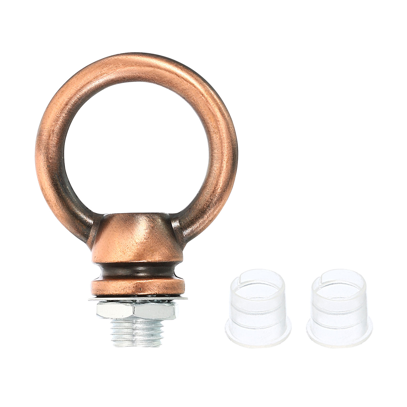 Uxcell M10 Thread Lifting Eye Nut Female Loop Holder Hook Ring 15kg ...