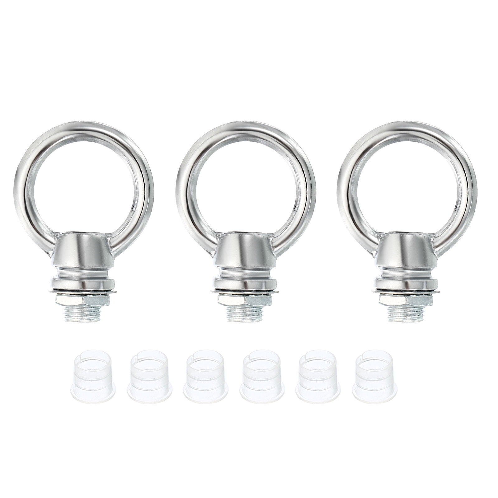 Uxcell M10 Thread Lifting Eye Nut Female Loop Holder Hook Ring 15kg ...