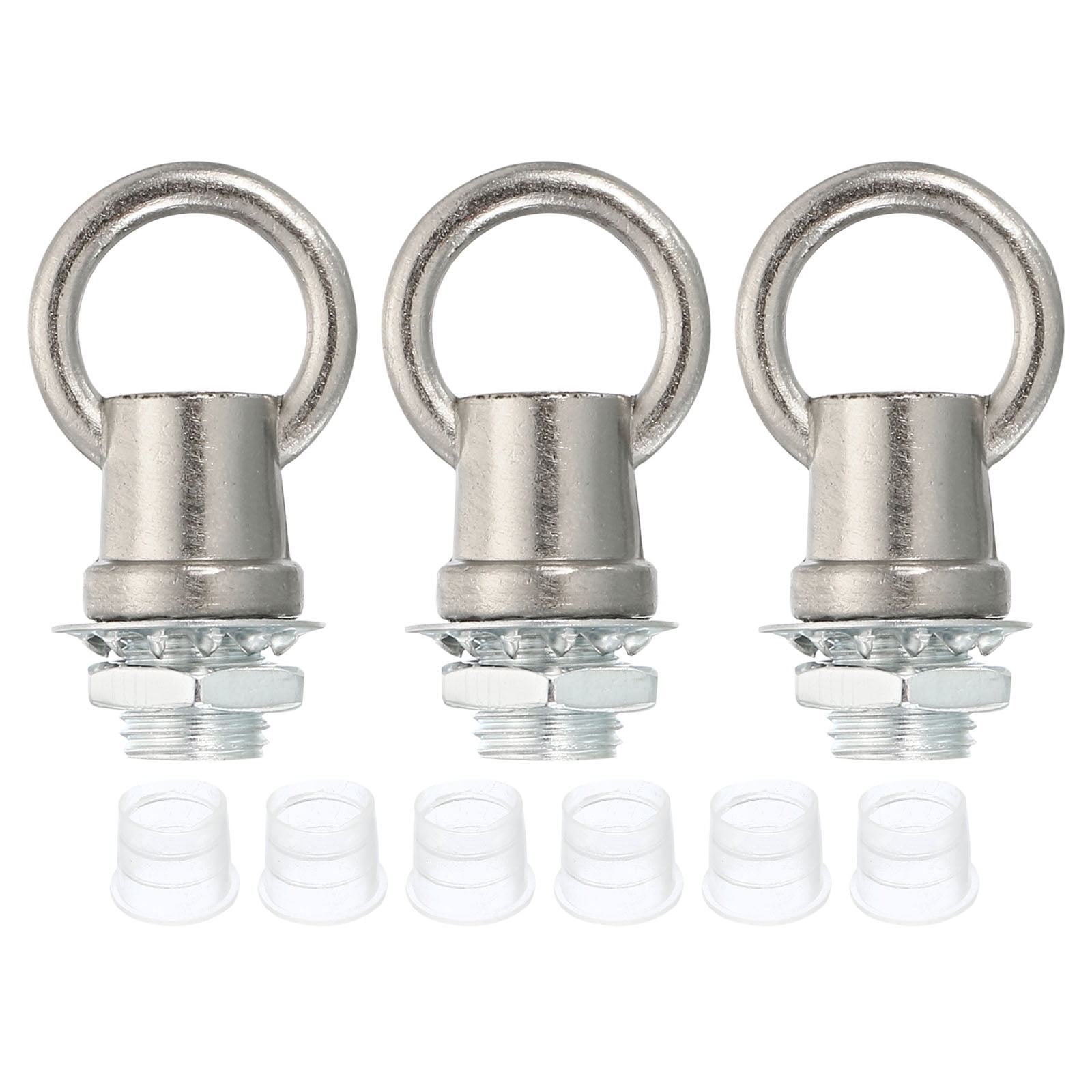 Uxcell M10 Thread Lifting Eye Nut Female Loop Holder Hook Ring 8kg Load ...