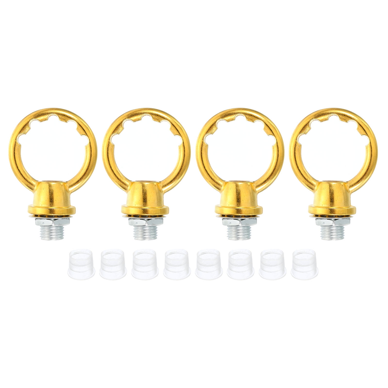 Uxcell M10 Thread Lifting Eye Nut Female Loop Holder Hook Ring 8kg Load ...