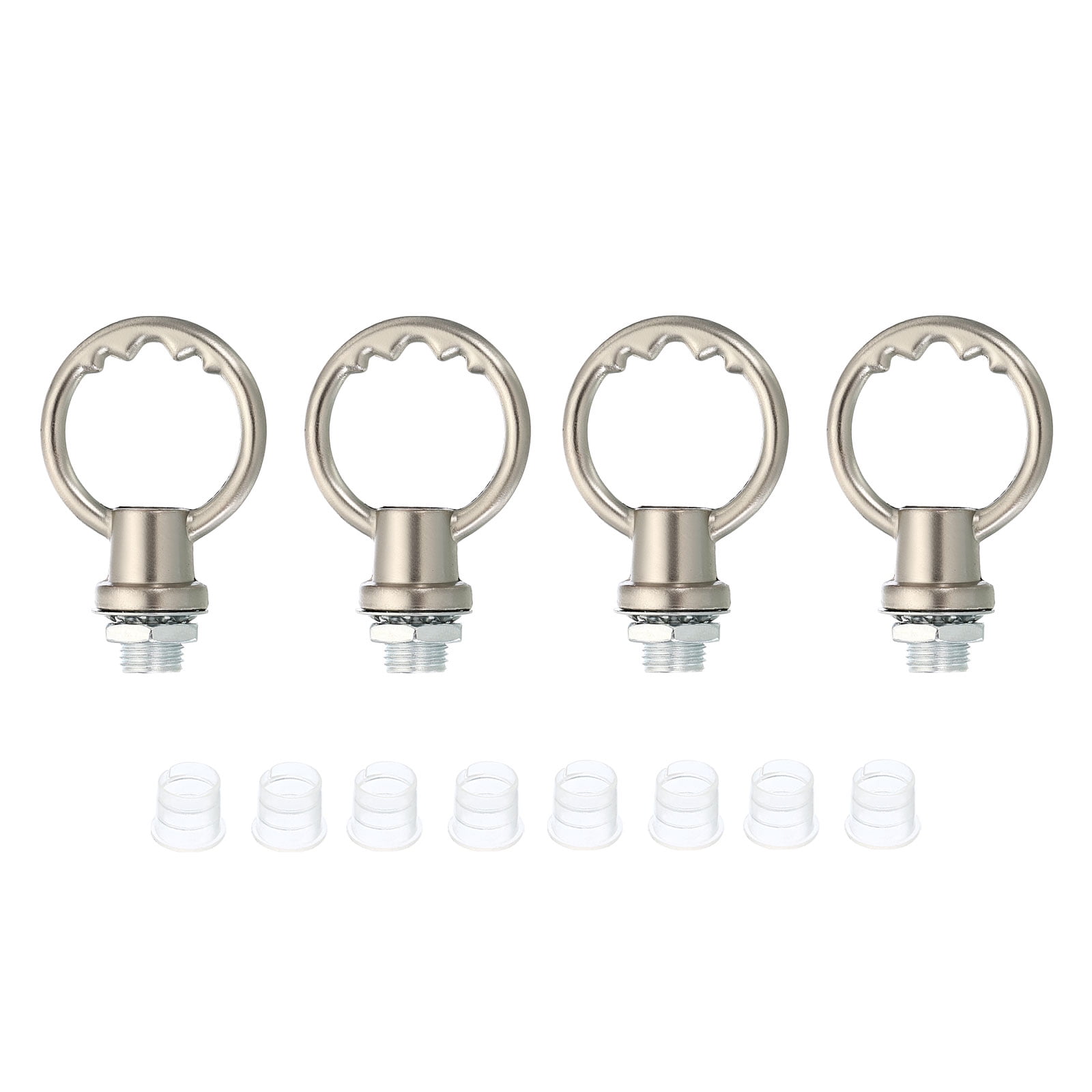 Uxcell M10 Thread Lifting Eye Nut Female Loop Holder Hook Ring 8kg Load ...