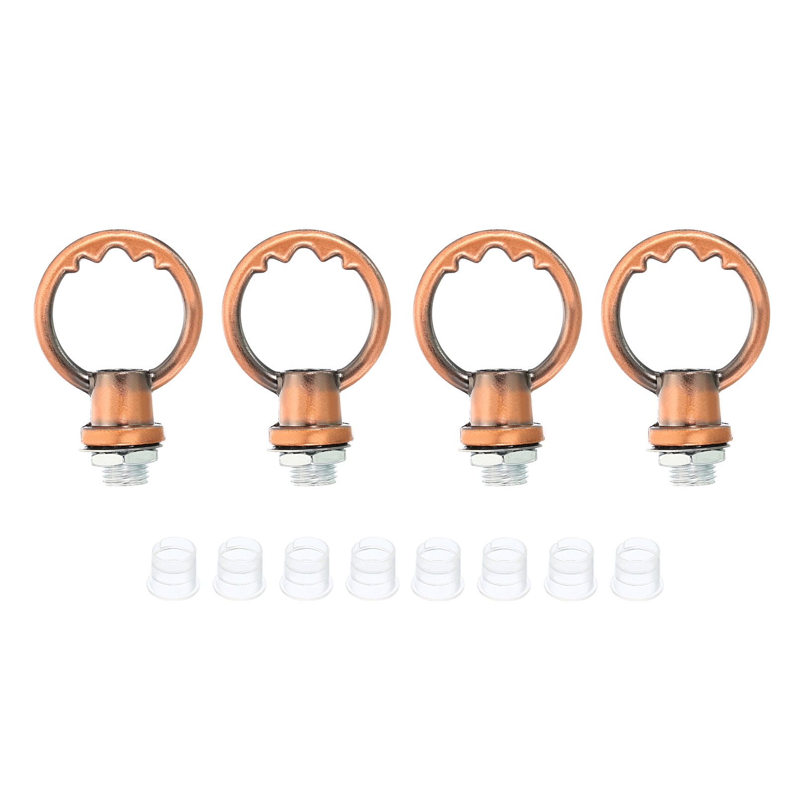 Uxcell M10 Thread Lifting Eye Nut Female Loop Holder Hook Ring 8kg Load ...