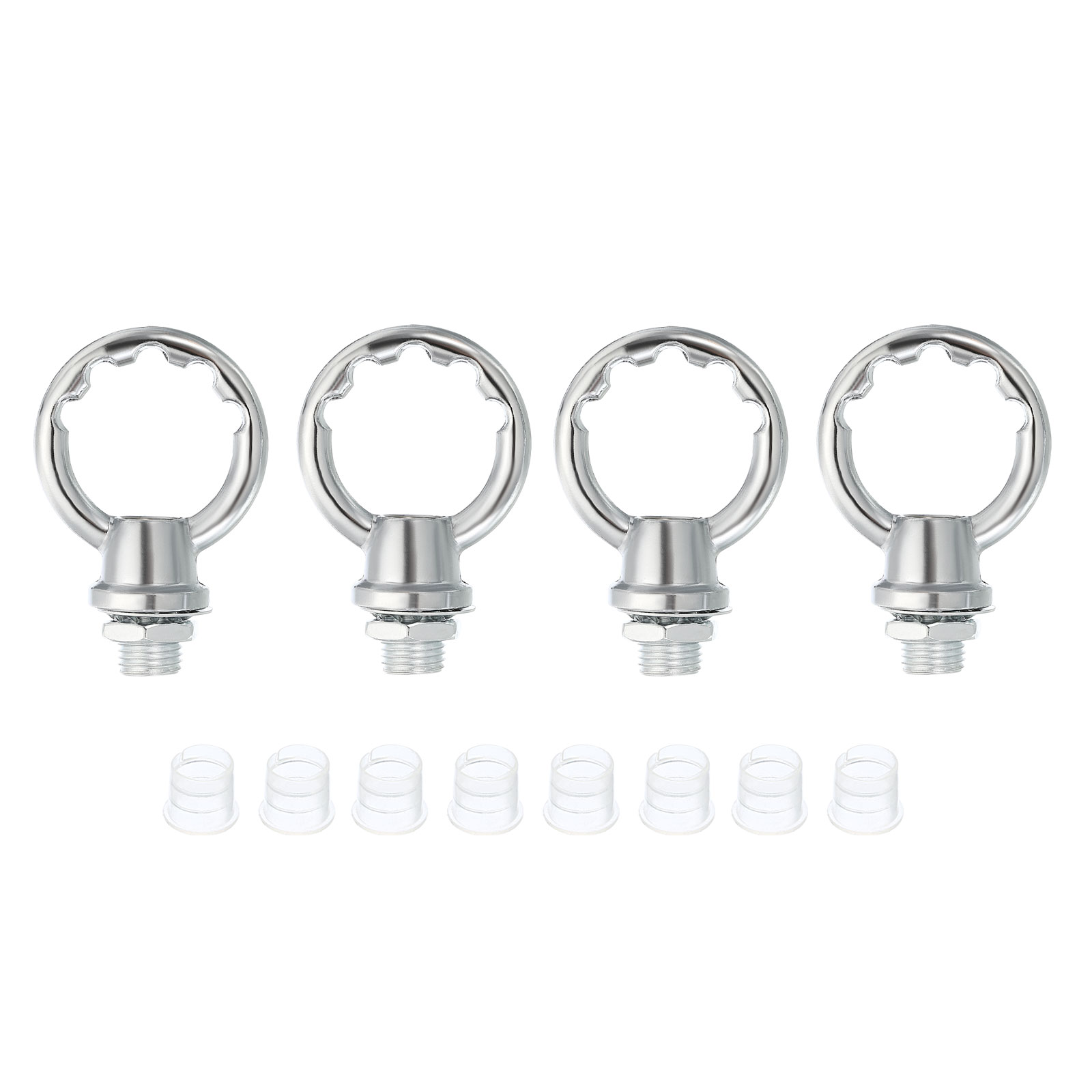 Uxcell M10 Thread Lifting Eye Nut Female Loop Holder Hook Ring 8kg Load ...