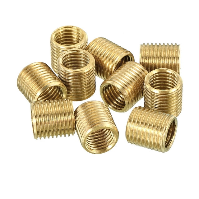 Uxcell M10 to M8 Sleeve Reducing Nut 10mm Long Threaded Hollow Tube ...