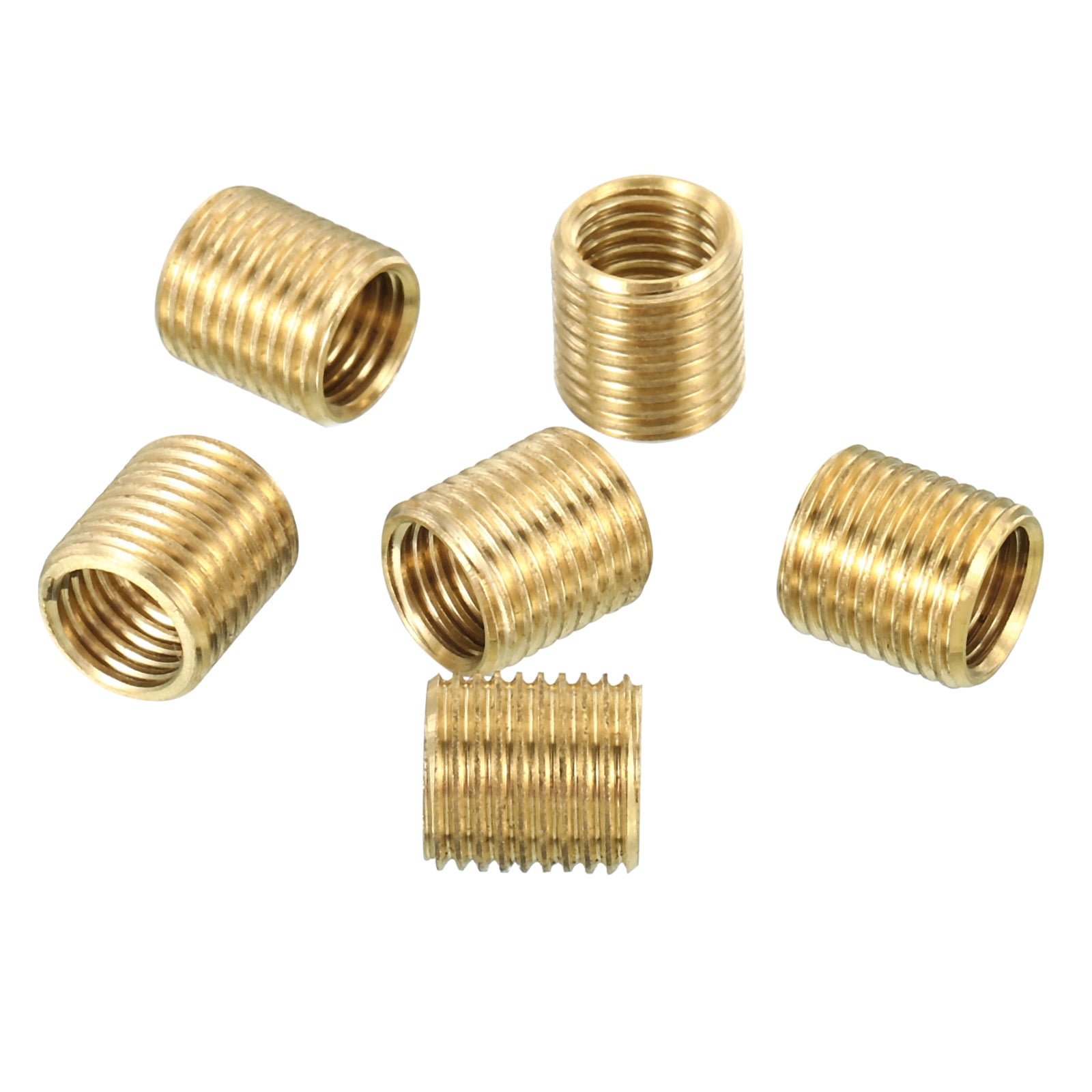 Uxcell M10 to M8 Sleeve Reducing Nut 10mm Long Threaded Hollow Tube ...
