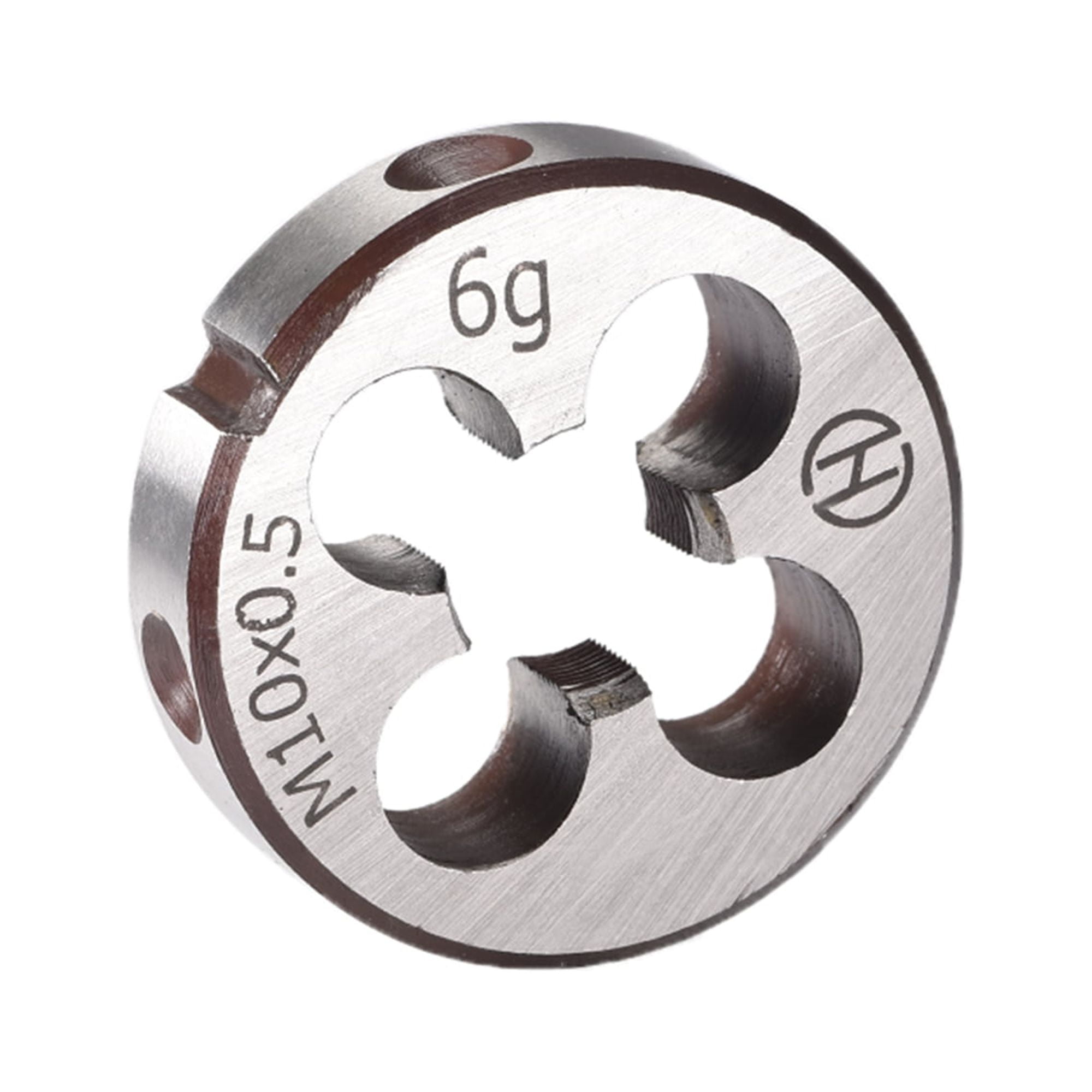 Uxcell M10 x 0.5 Metric Alloy Steel Machine Thread Round Threading Dies ...