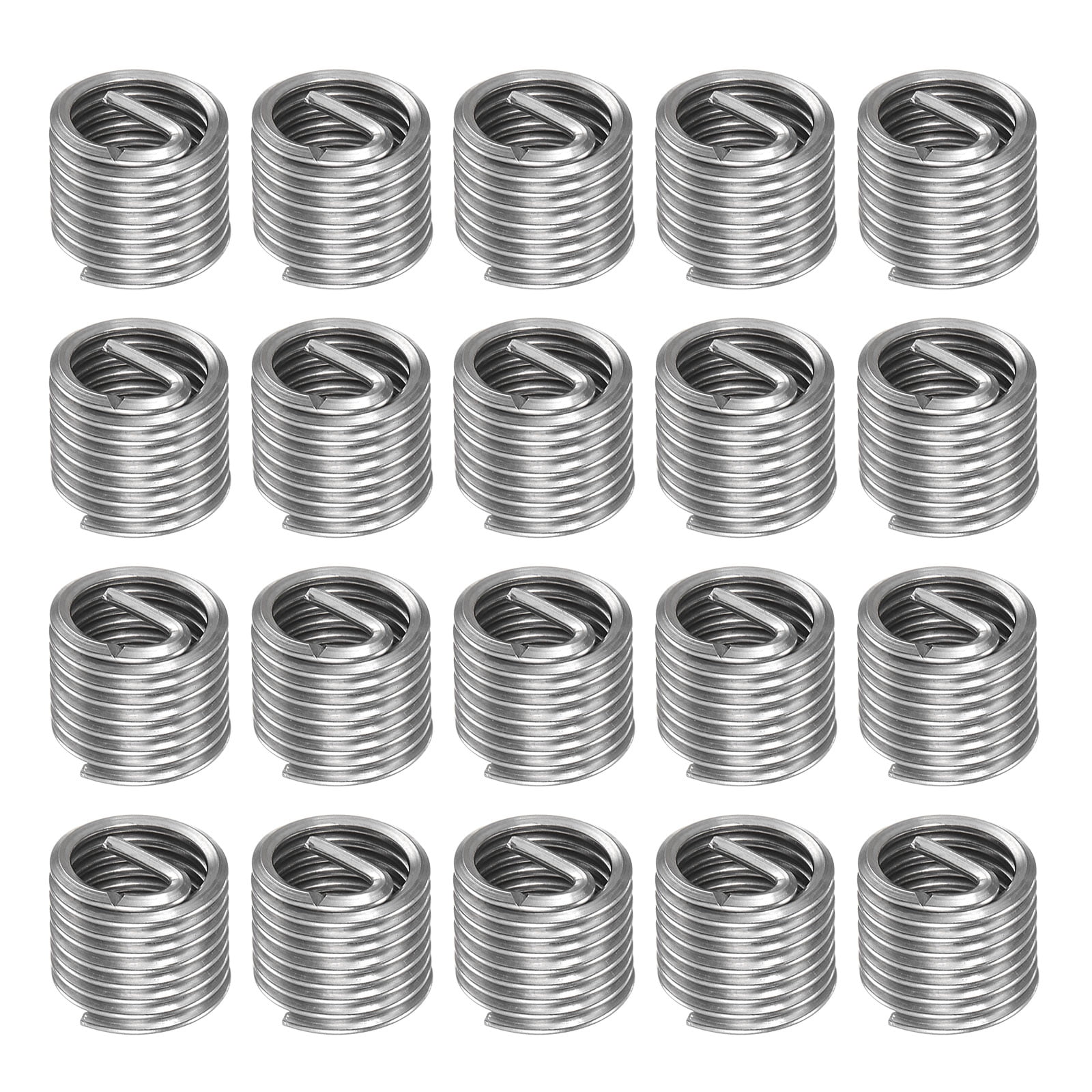 Uxcell M10 x 1.5 1.5D 15mm 304 Stainless Steel Wire Thread Insert ...