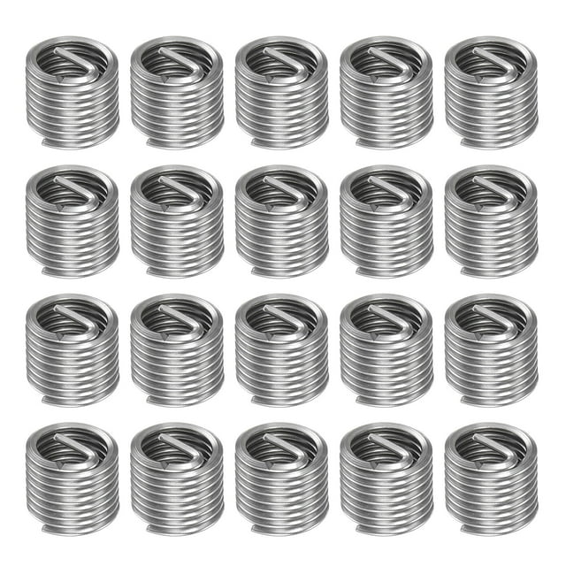 Uxcell M10 x 1.5 1.5D 15mm 304 Stainless Steel Wire Thread Insert ...