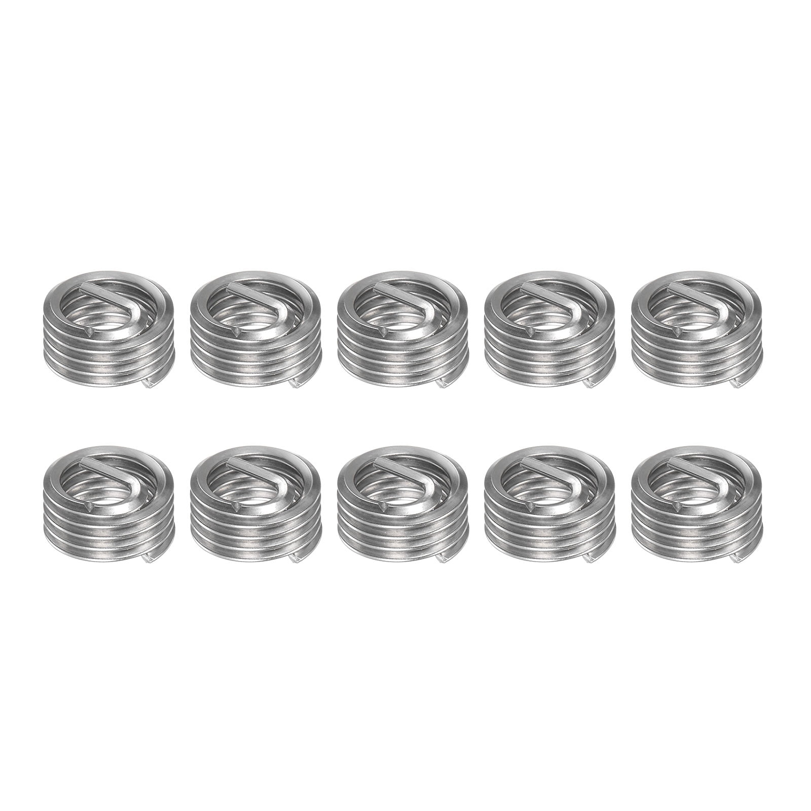 Uxcell M10 x 1.5 1D 10mm 304 Stainless Steel Wire Thread Insert ...