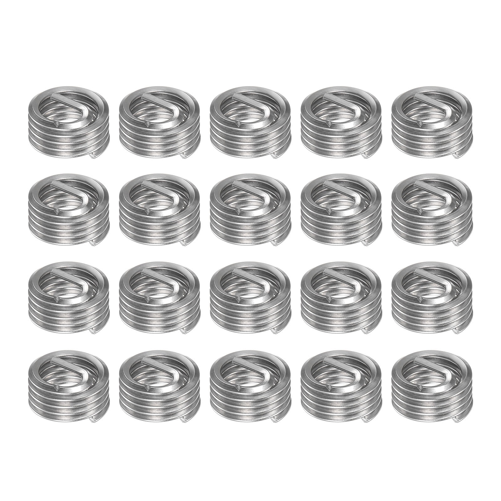 Uxcell M10 x 1.5 1D 10mm 304 Stainless Steel Wire Thread Insert ...