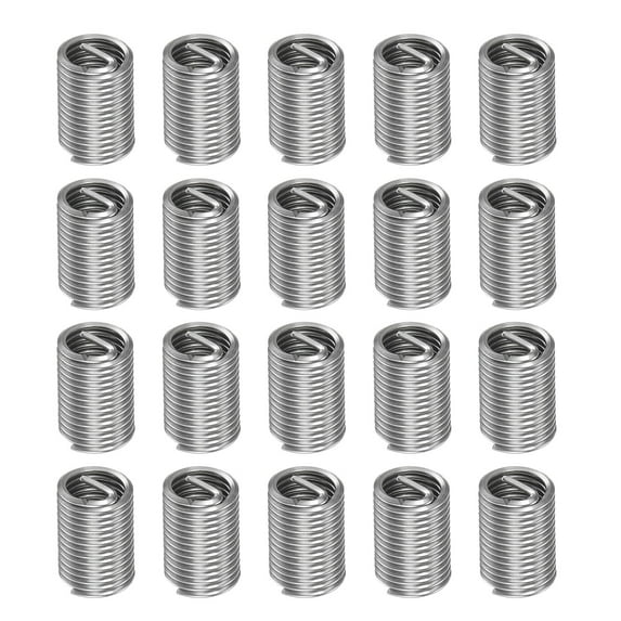Uxcell M10 x 1.5 2.5D 25mm 304 Stainless Steel Wire Thread Insert ...