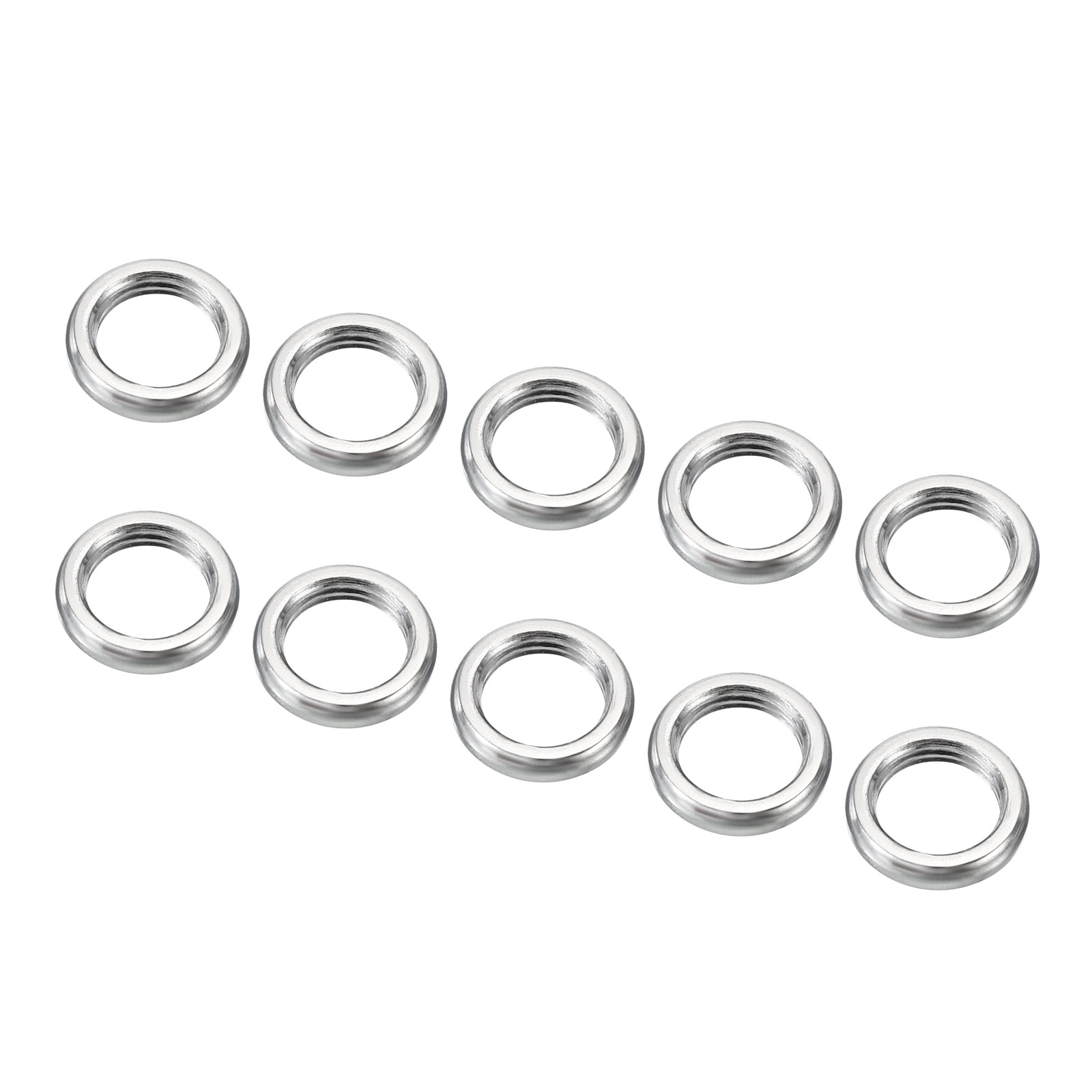 Uxcell M10 x 1mm Lamp Pipe Threaded Nuts Screw Bolts Thread Fasteners ...