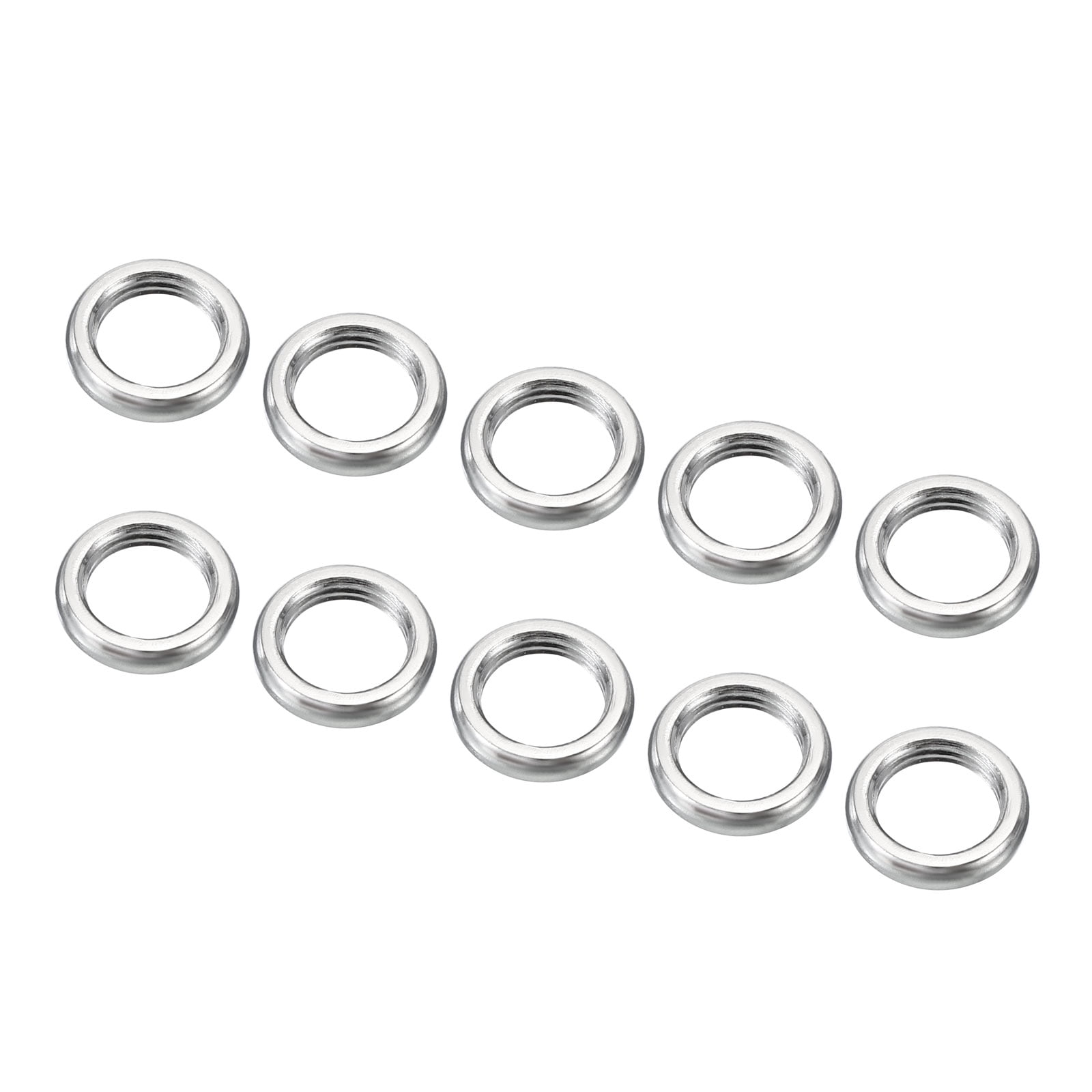 Uxcell M10 x 1mm Lamp Pipe Threaded Nuts Screw Bolts Thread Fasteners ...