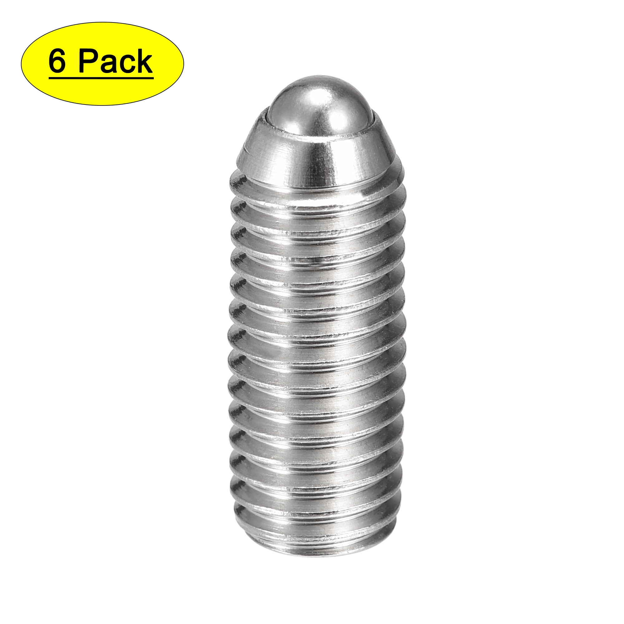 Uxcell M10 x 25mm 304 Stainless Steel Spring Hex Socket Ball Point Set ...