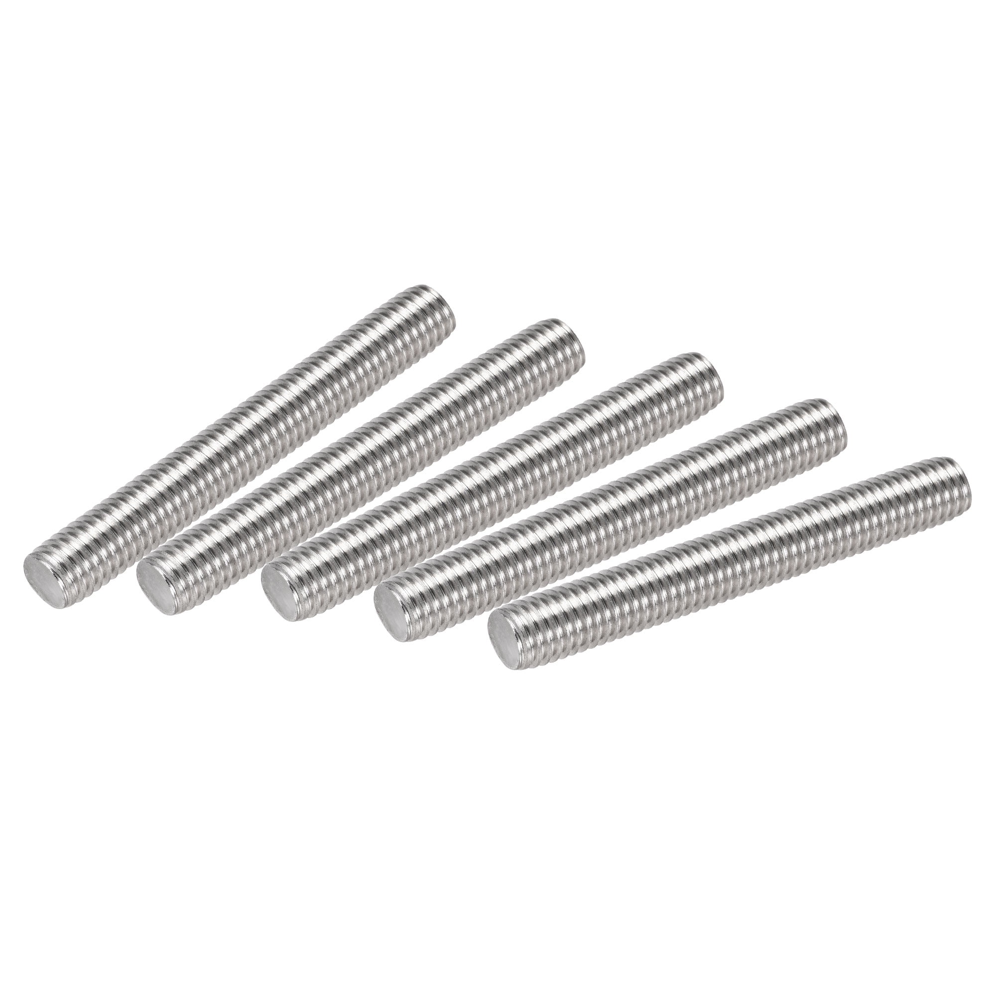 Uxcell M10 x 70mm Fully Threaded Rod 304 Stainless Steel Right Hand ...