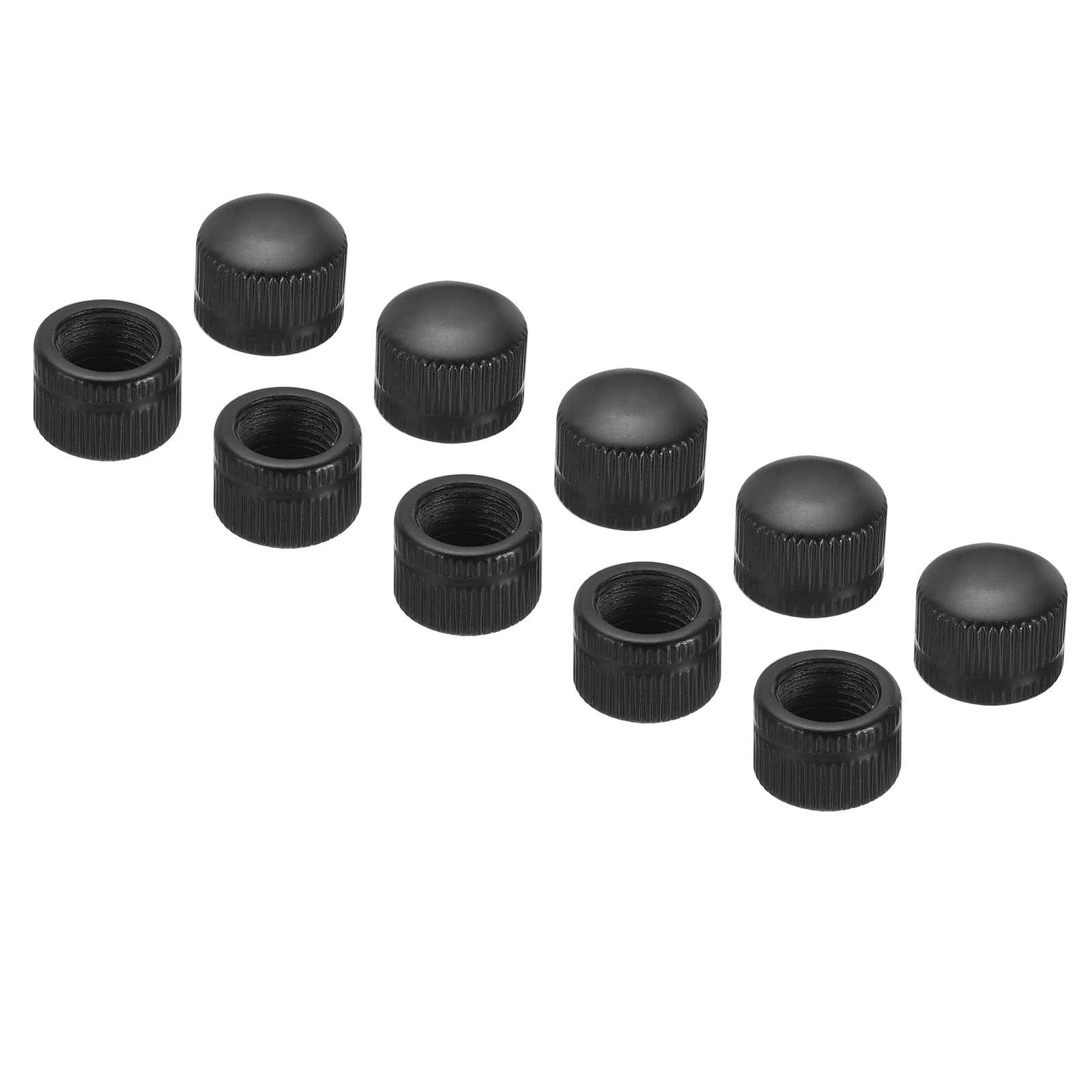 Uxcell M10x1 Cap Nut, 10 Pcs Acorn Nut Screw Knob Cap Insert Bolt Cover ...