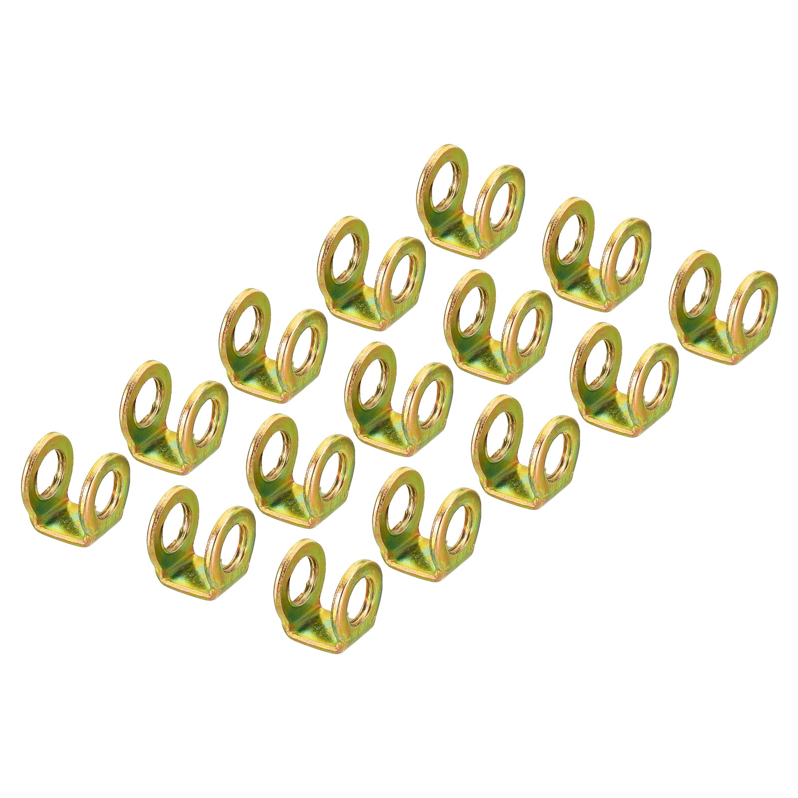 Uxcell M10x1mm Round Coupling Nut 15mm Threaded Tube Pipe Connector ...